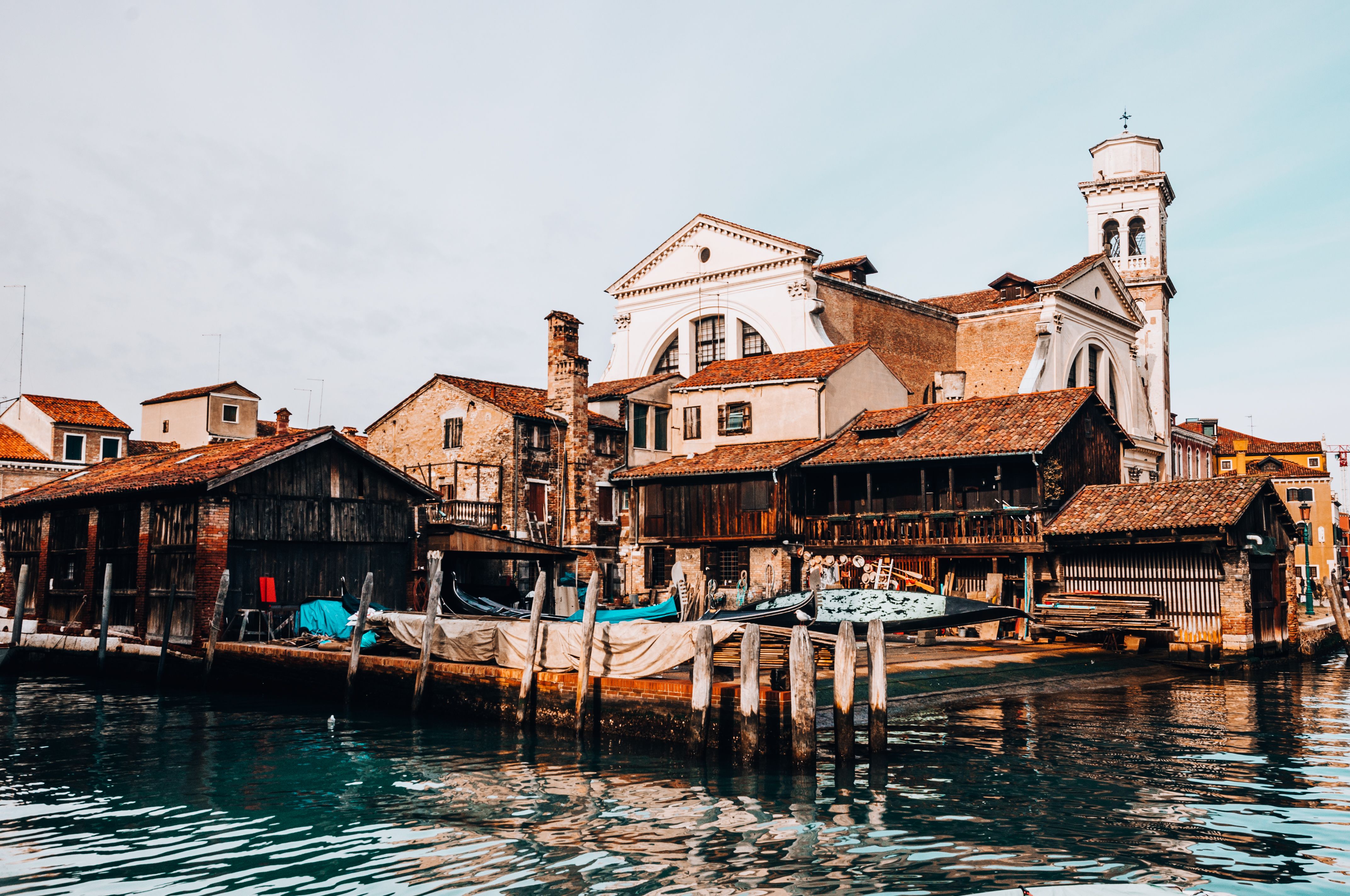 Old Buildings on Water · Free Stock Photo