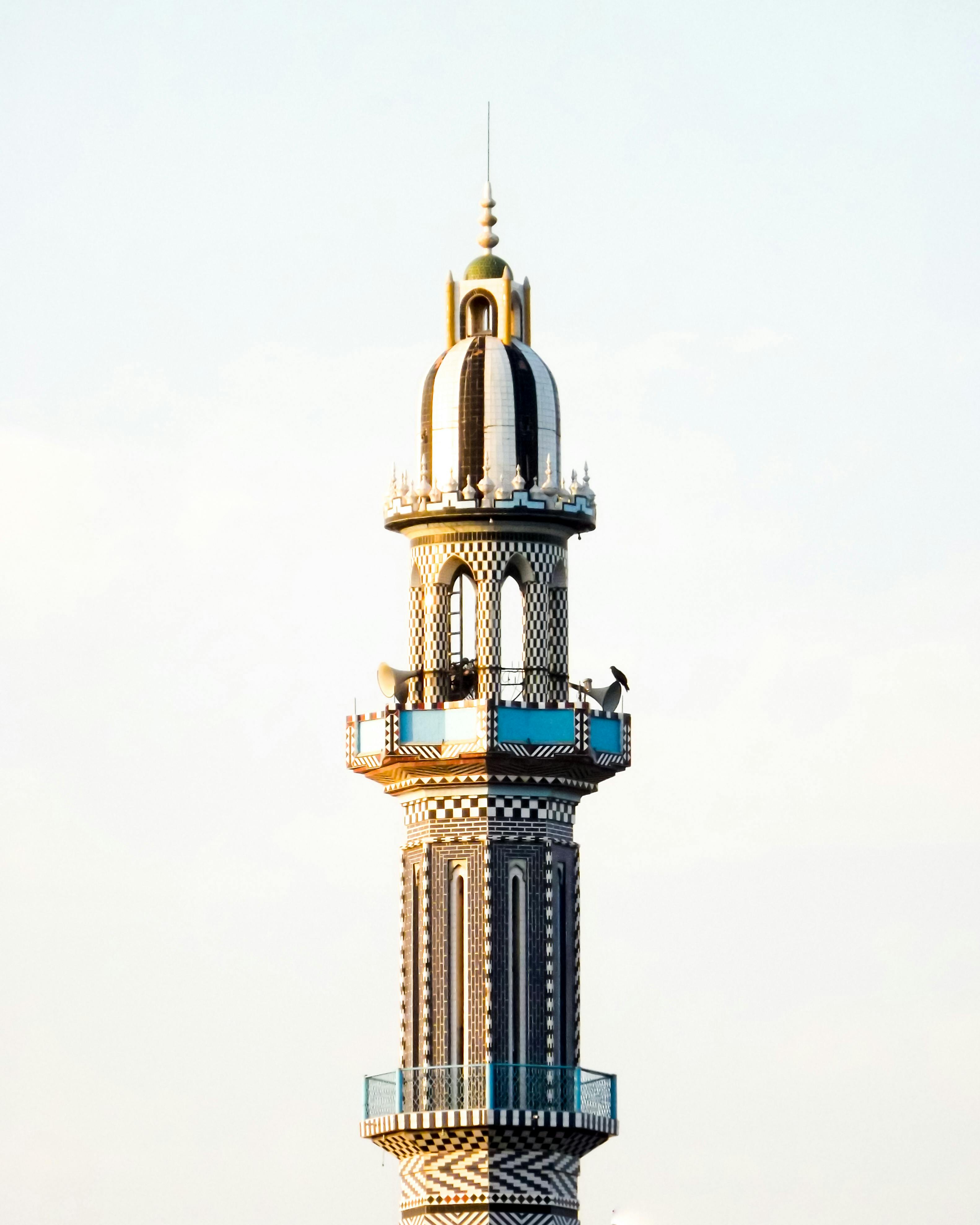 Minaret of Badshahi Mosque, Lahore, Pakistan · Free Stock Photo