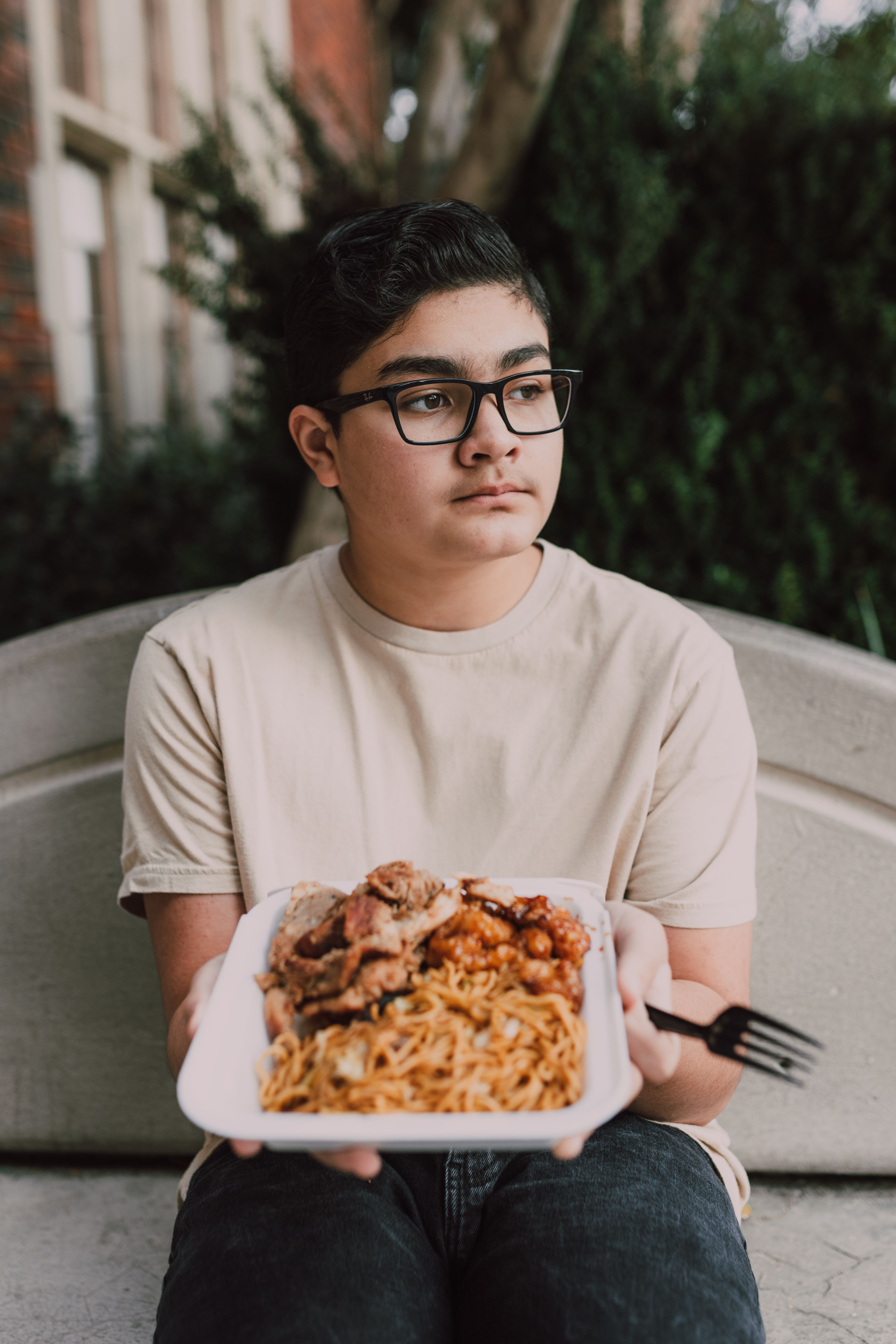A Man Holding a Plate · Free Stock Photo