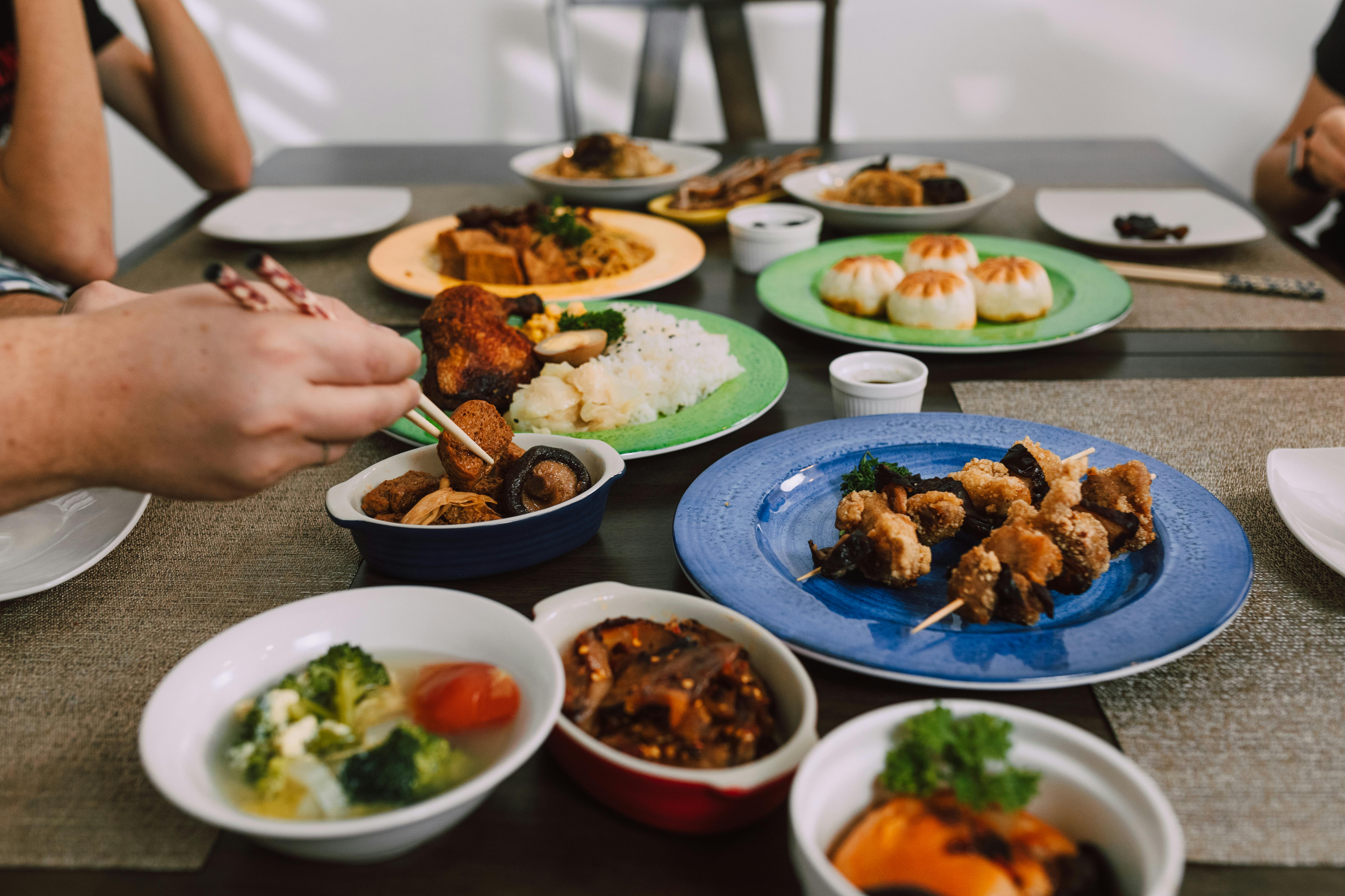 Delicious Asian Food on the Table · Free Stock Photo