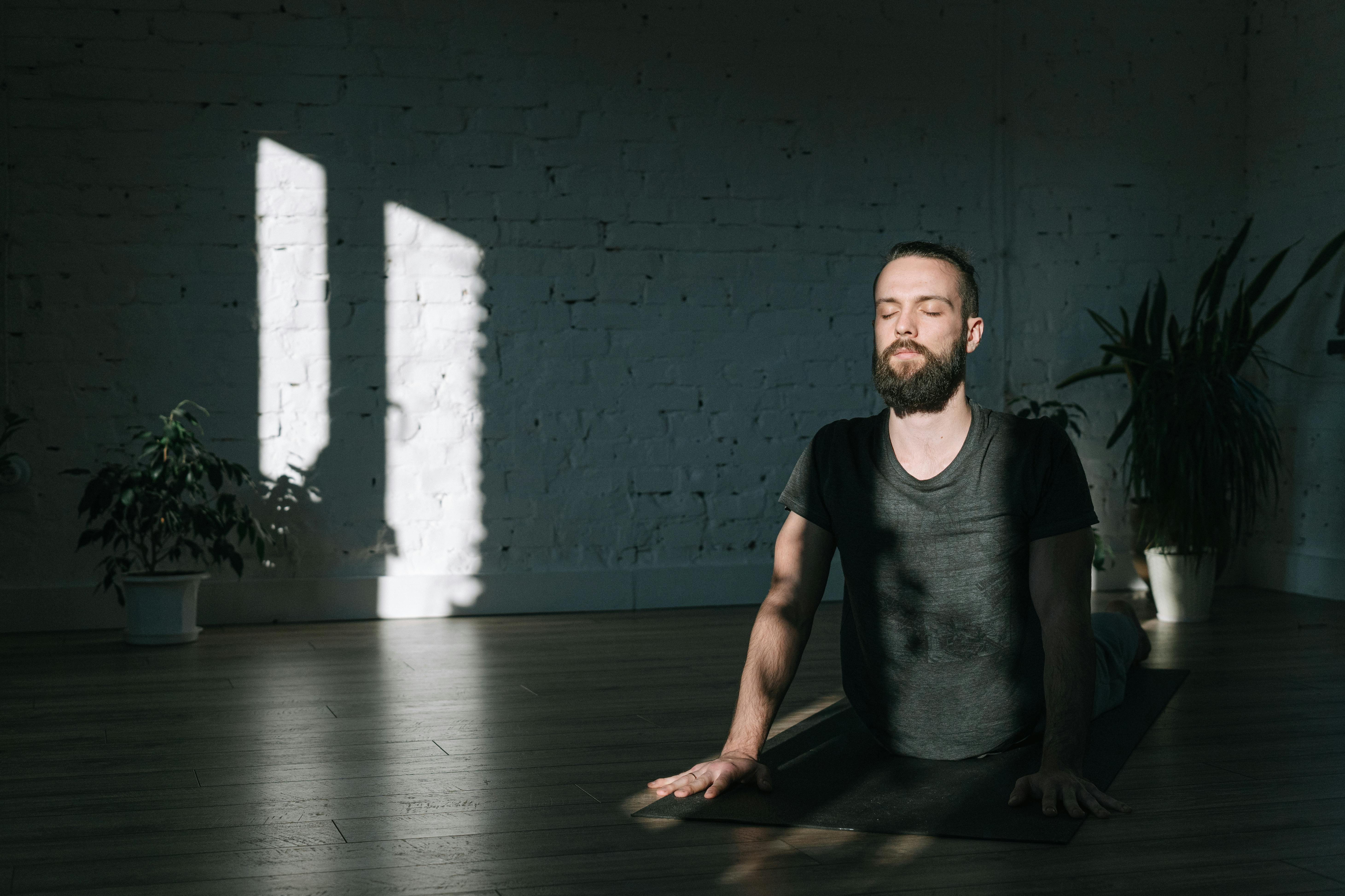 A Man Doing Yoga · Free Stock Photo