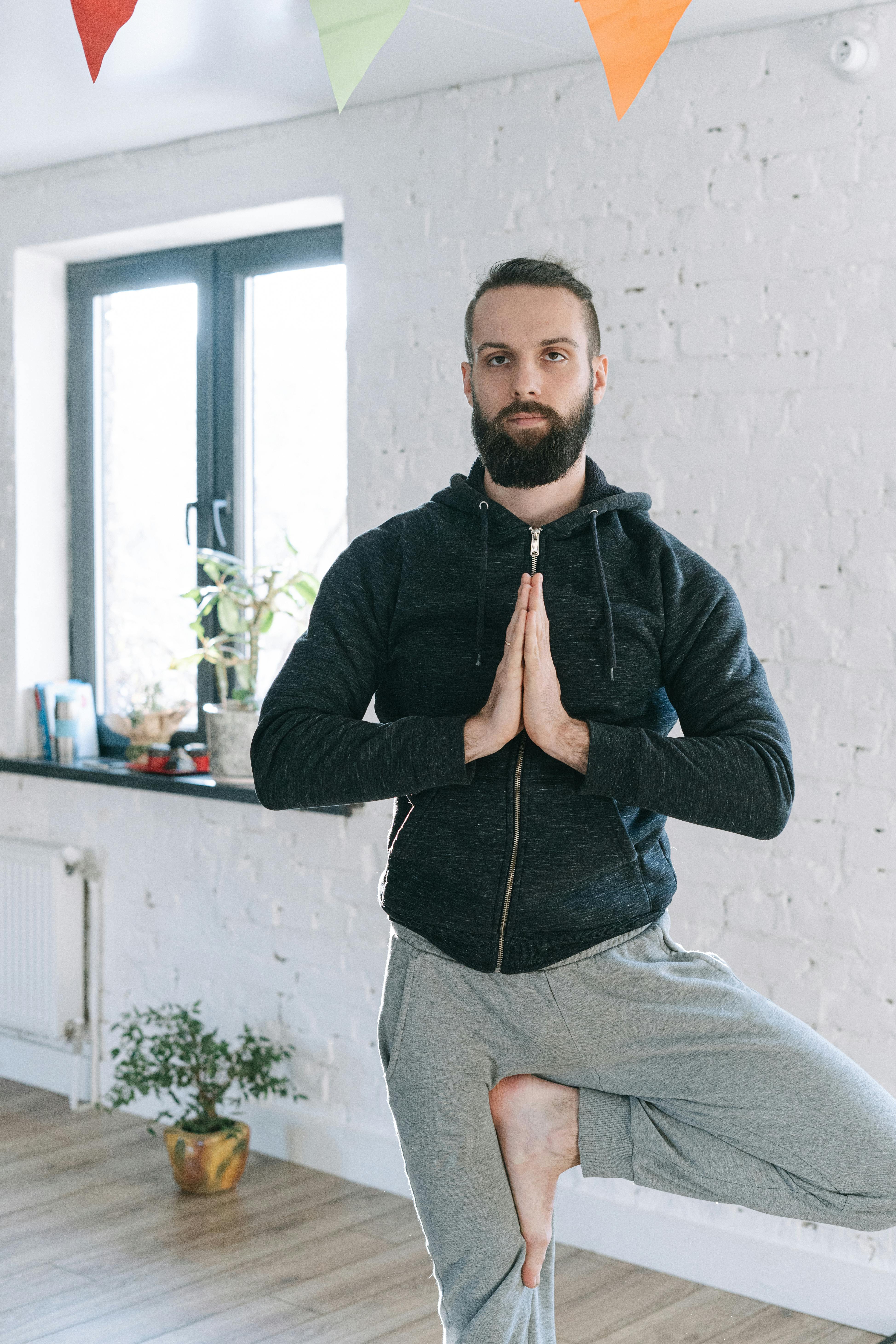 Namaste Pose Male Photos, Download The BEST Free Namaste Pose Male ...
