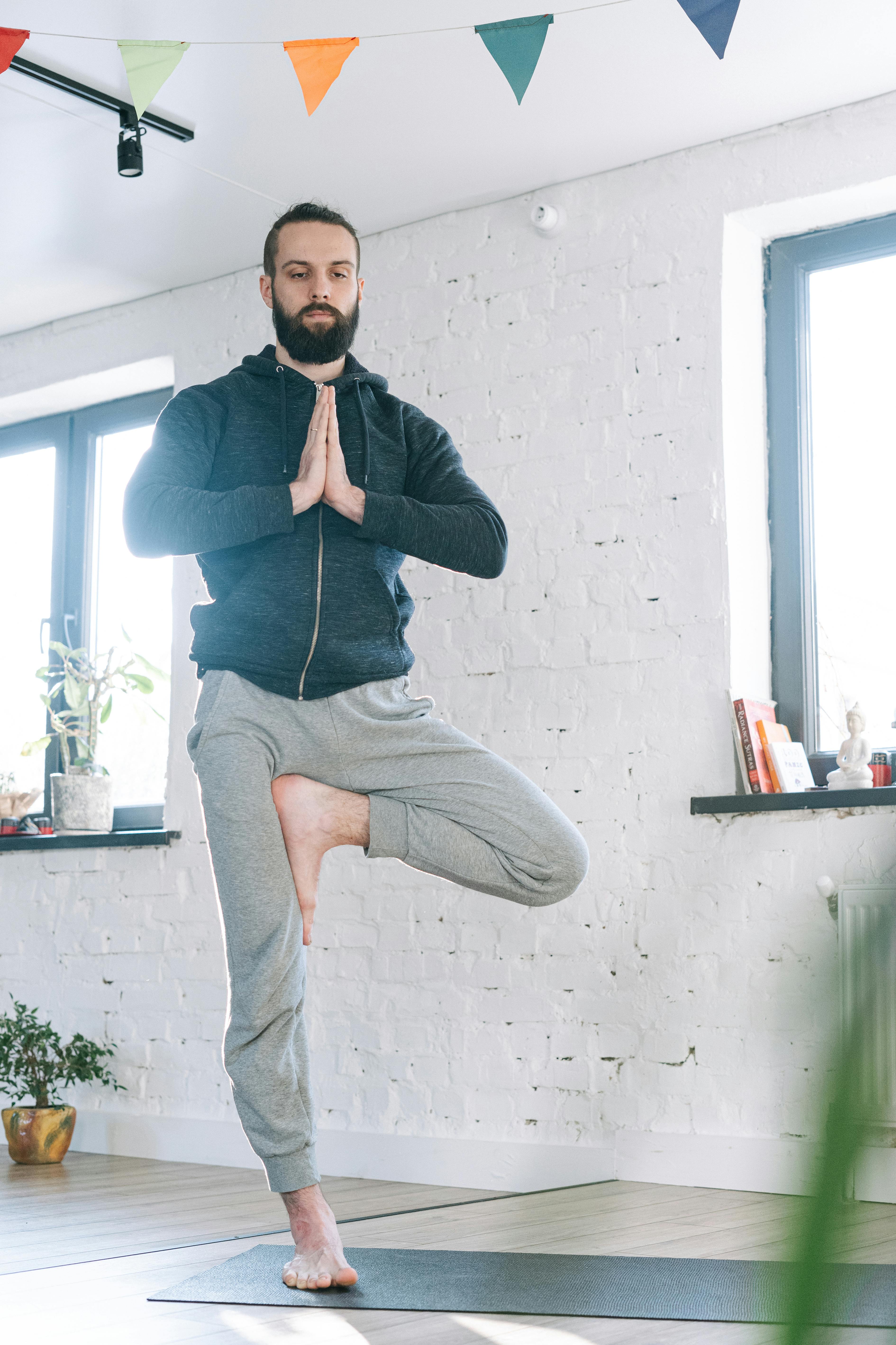 A Man Doing Yoga · Free Stock Photo