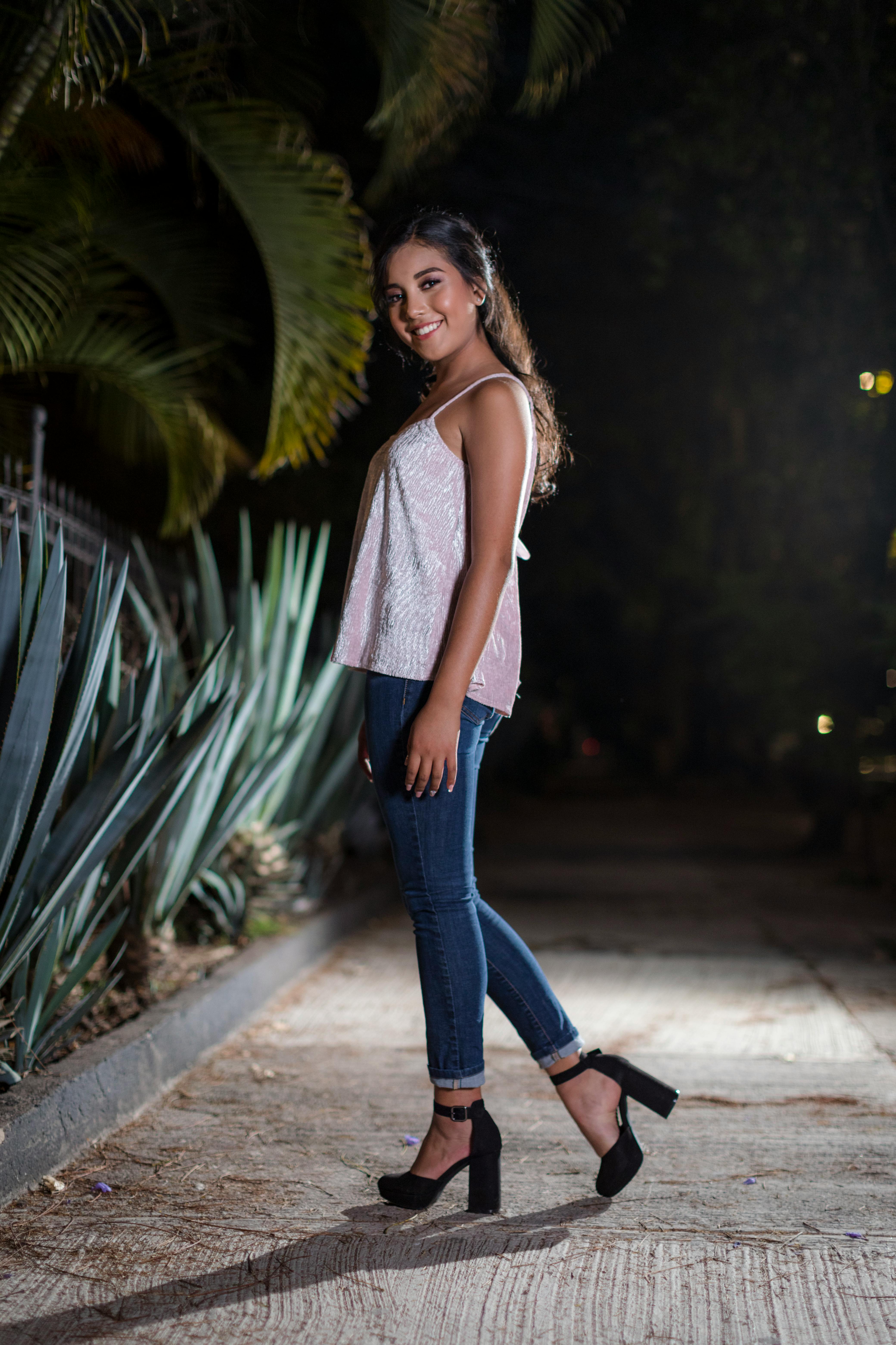 Woman Wearing Spaghetti Strap Top · Free Stock Photo