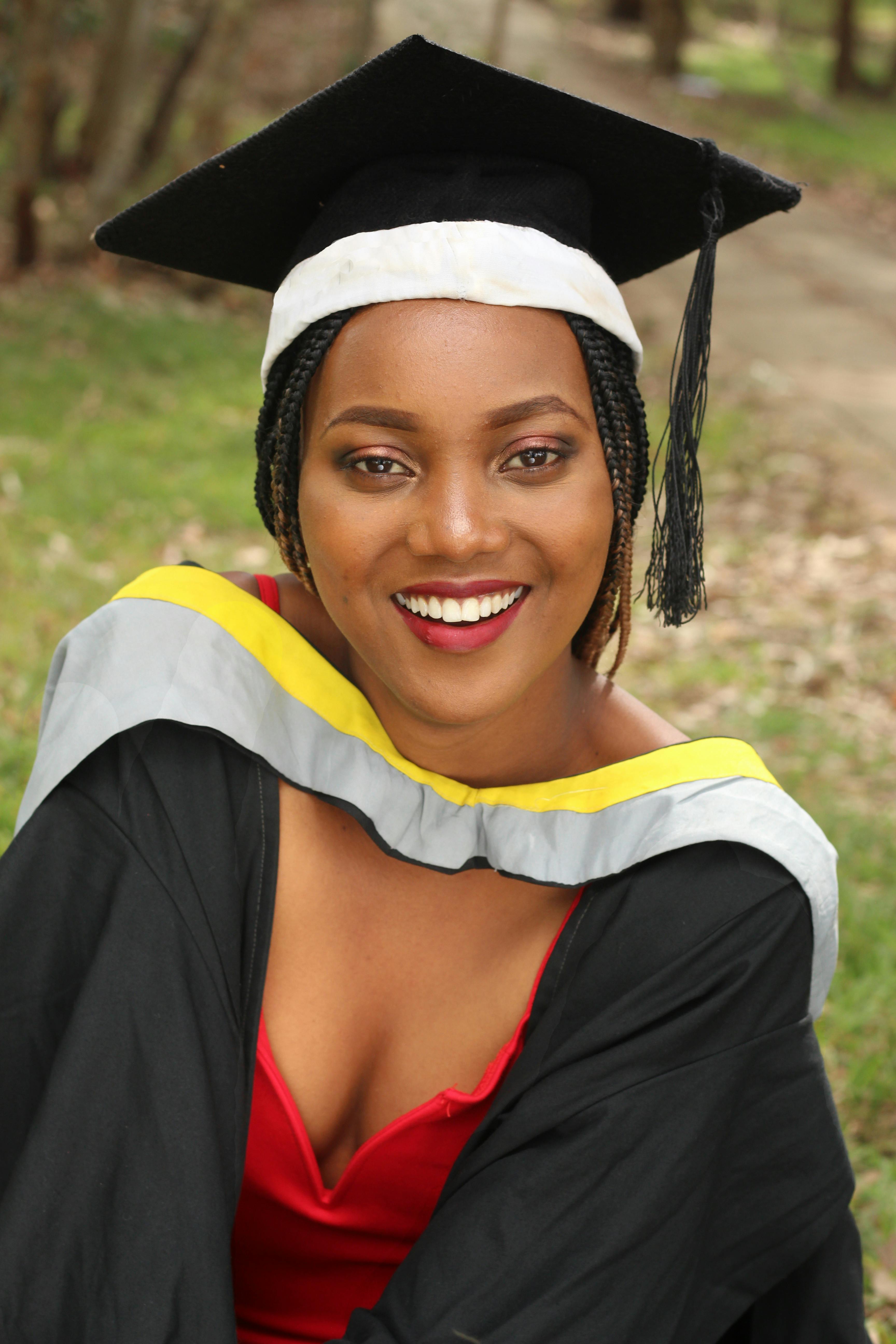 Women Wearing Graduation Gowns · Free Stock Photo