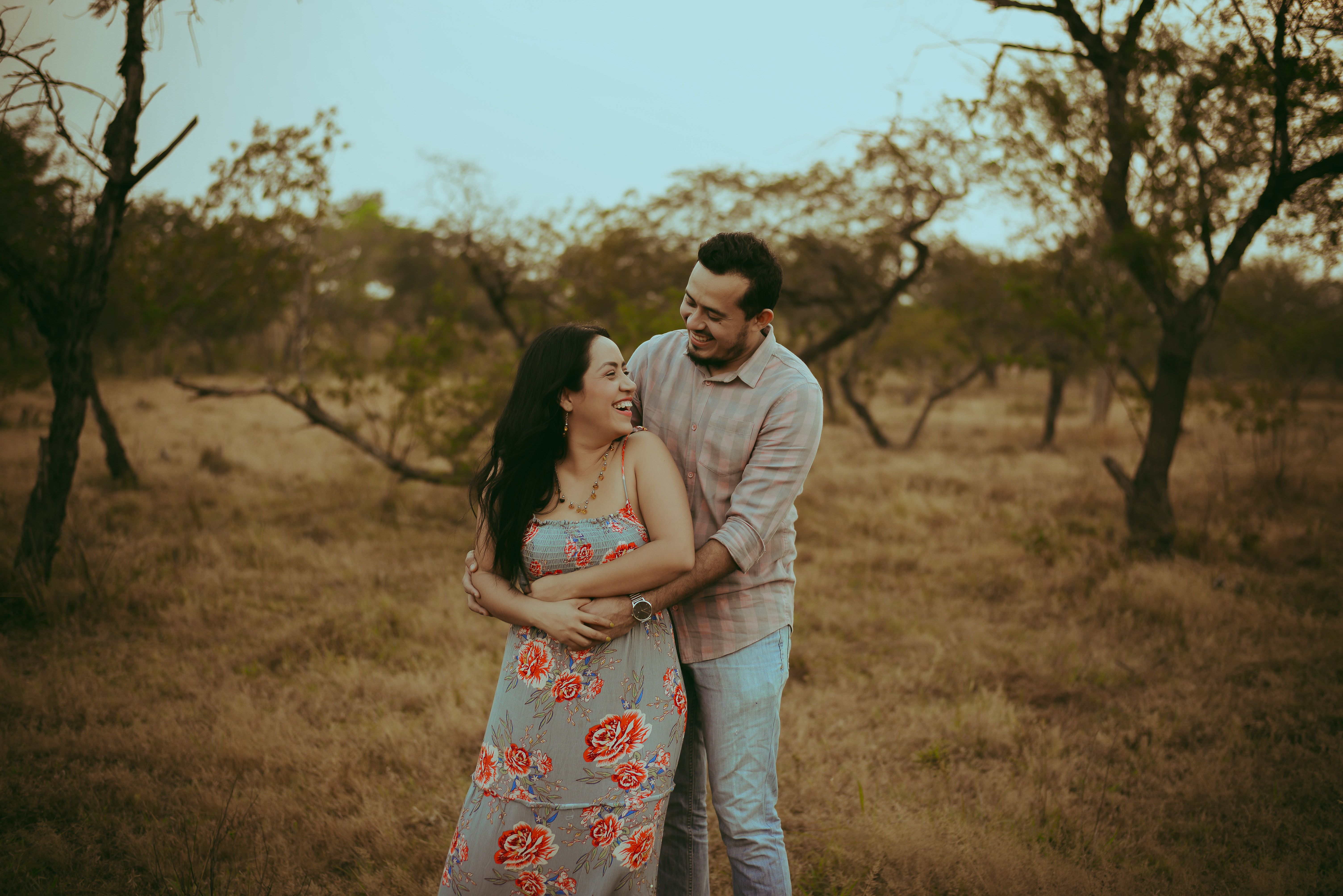 A Romantic Couple Embracing · Free Stock Photo