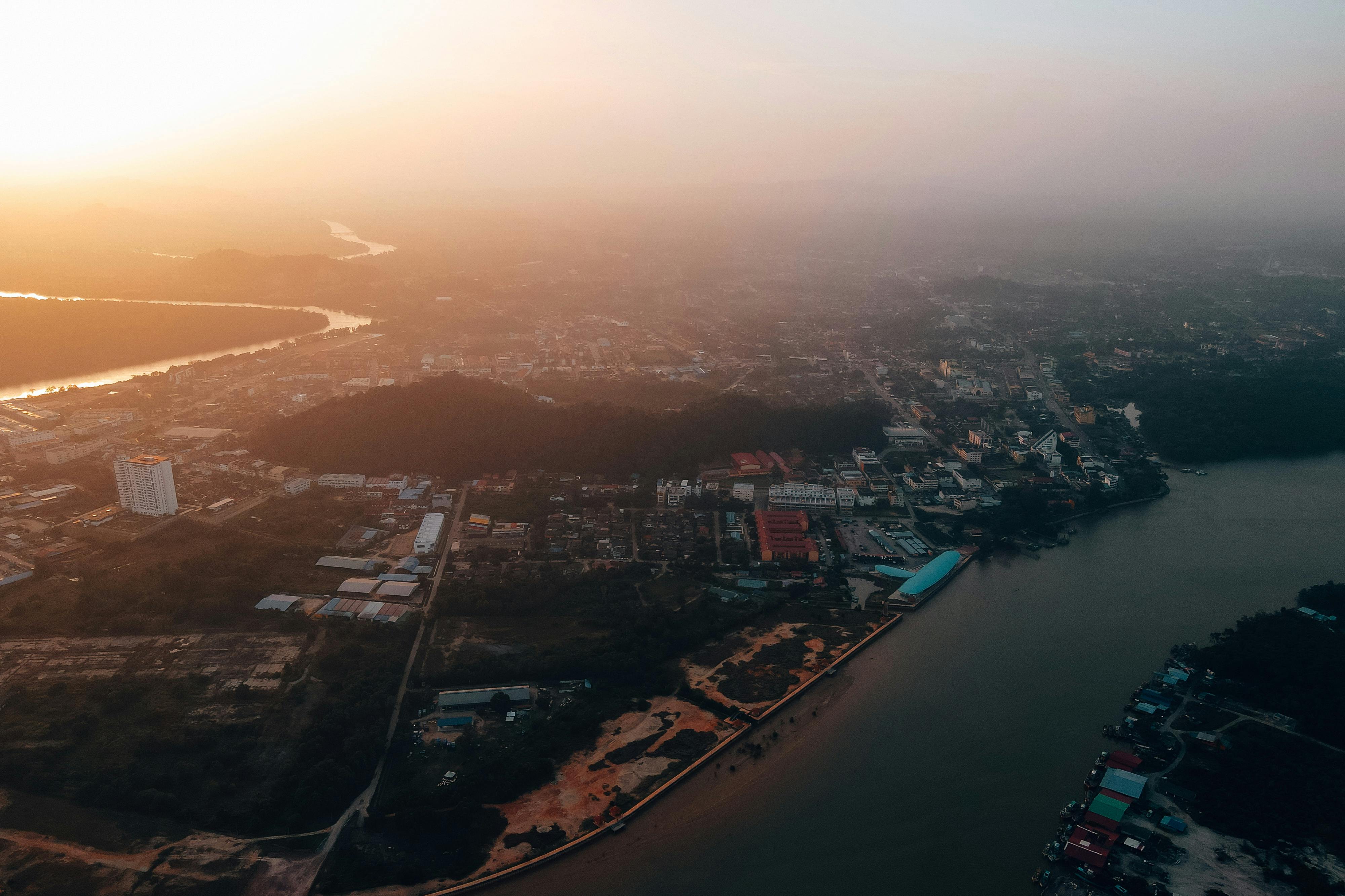 Bird's-Eye View Photo of a City with Buildings · Free Stock Photo