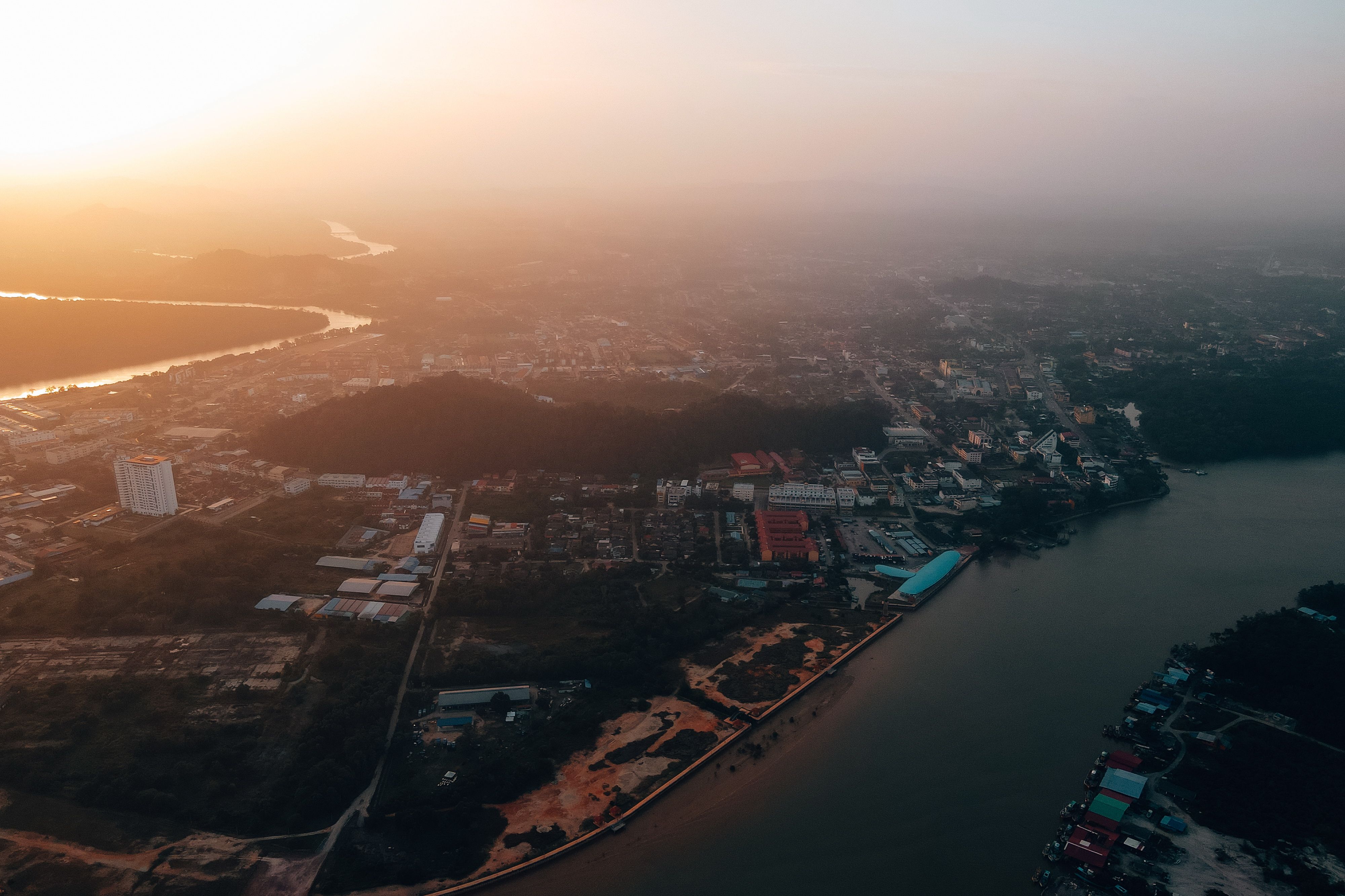 Aerial View of the Buildings in the City · Free Stock Photo