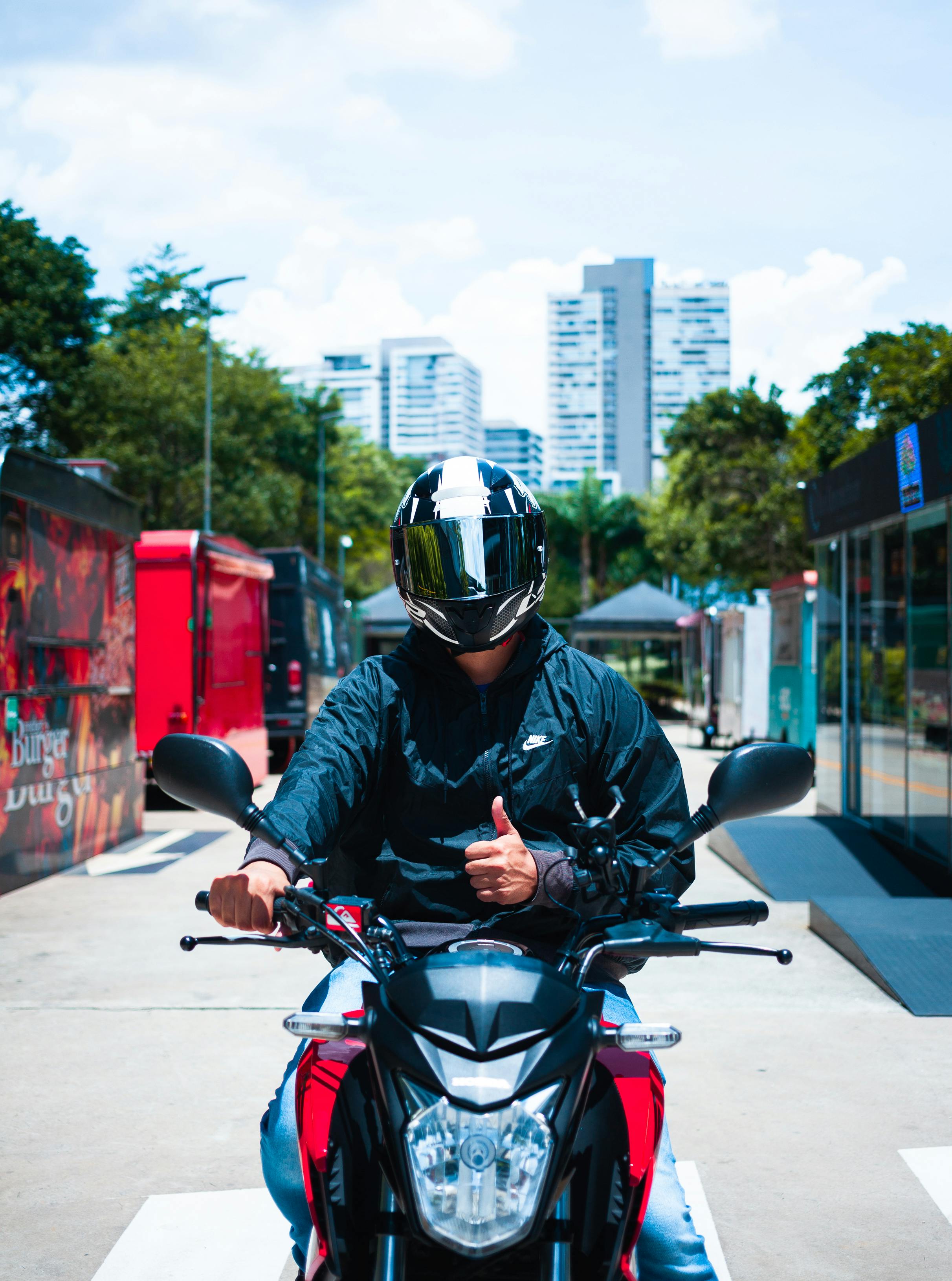 A Man Riding a Motorcycle · Free Stock Photo