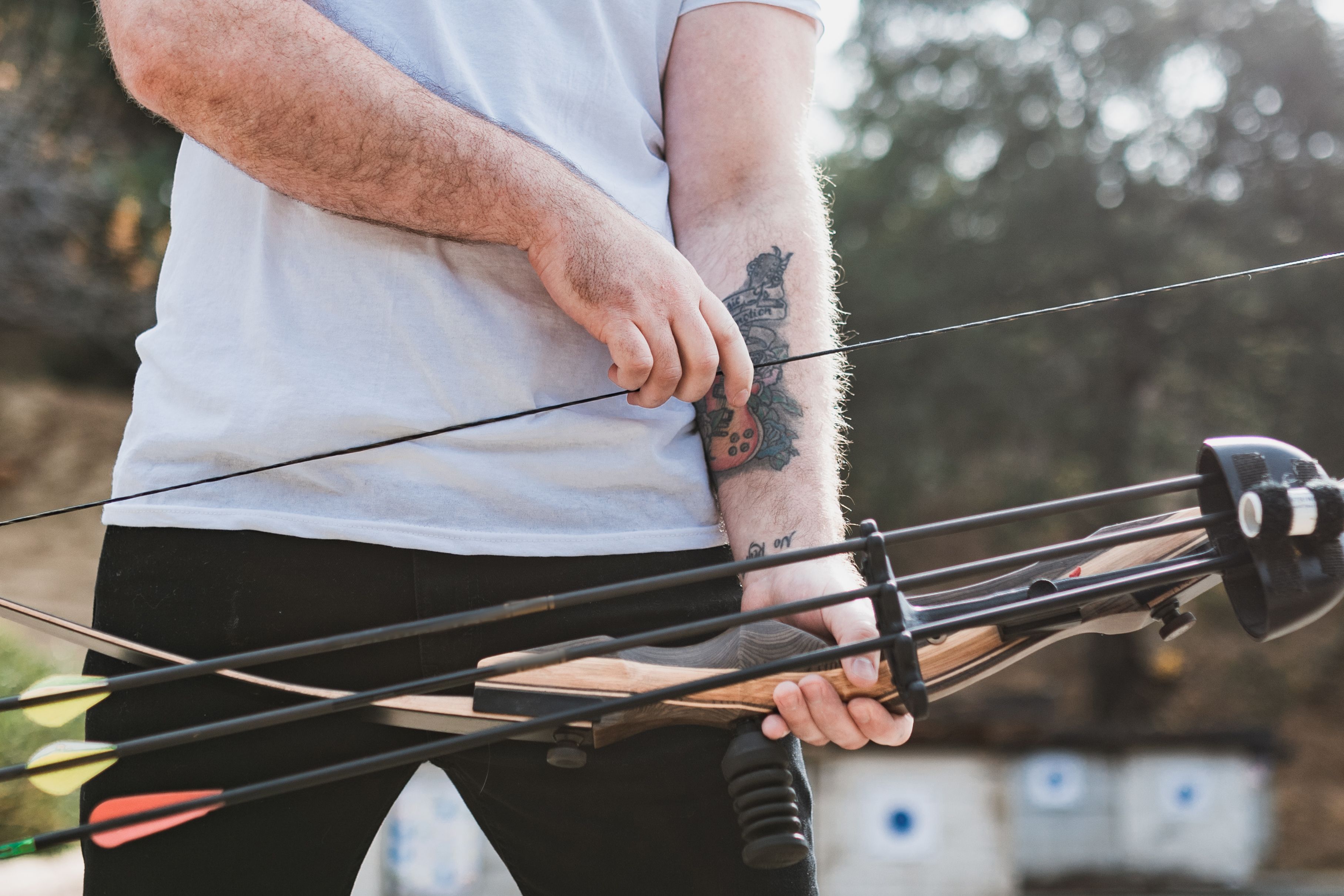 Person with Arrows · Free Stock Photo
