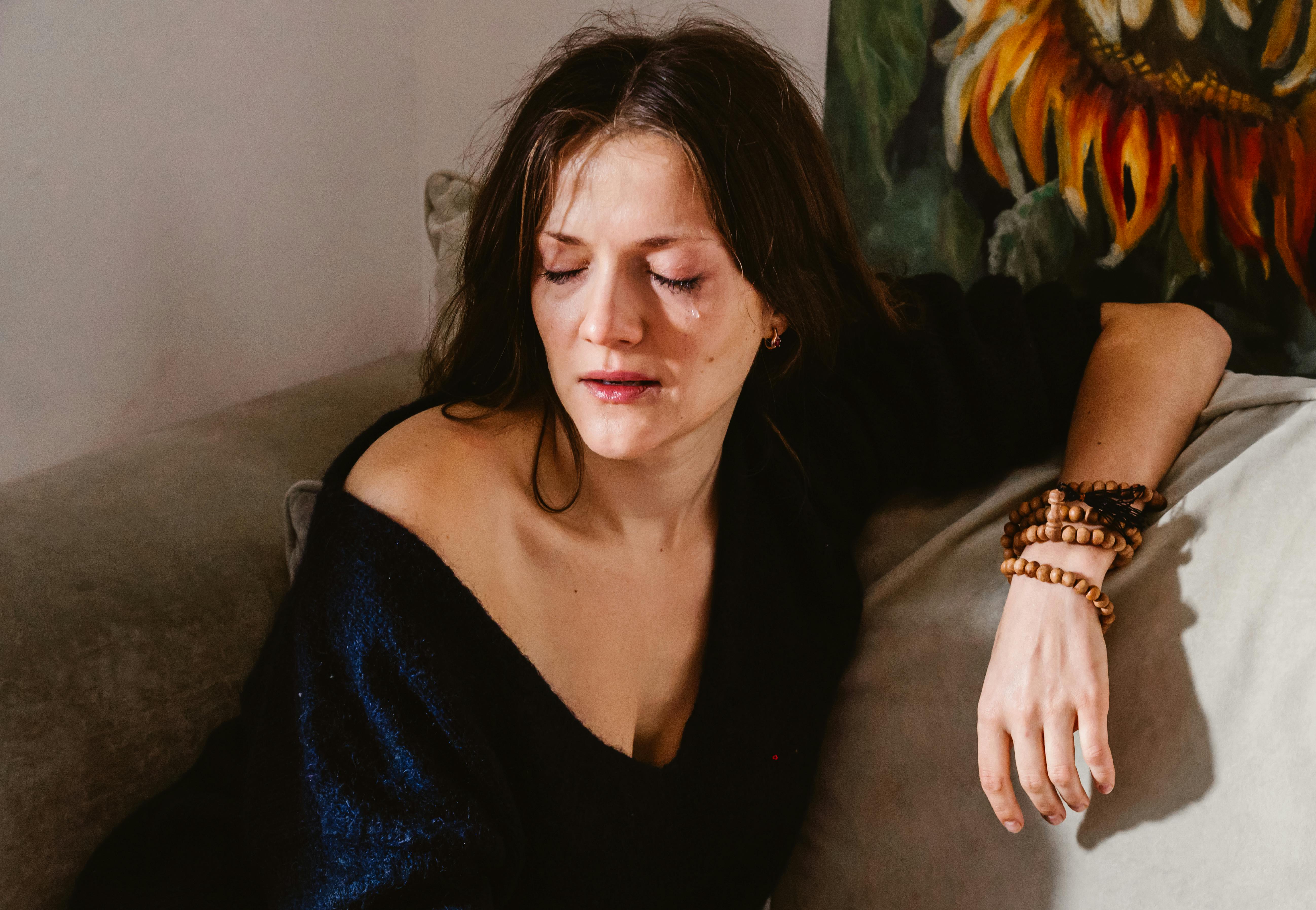 Close-up on Young Woman Sad Face · Free Stock Photo