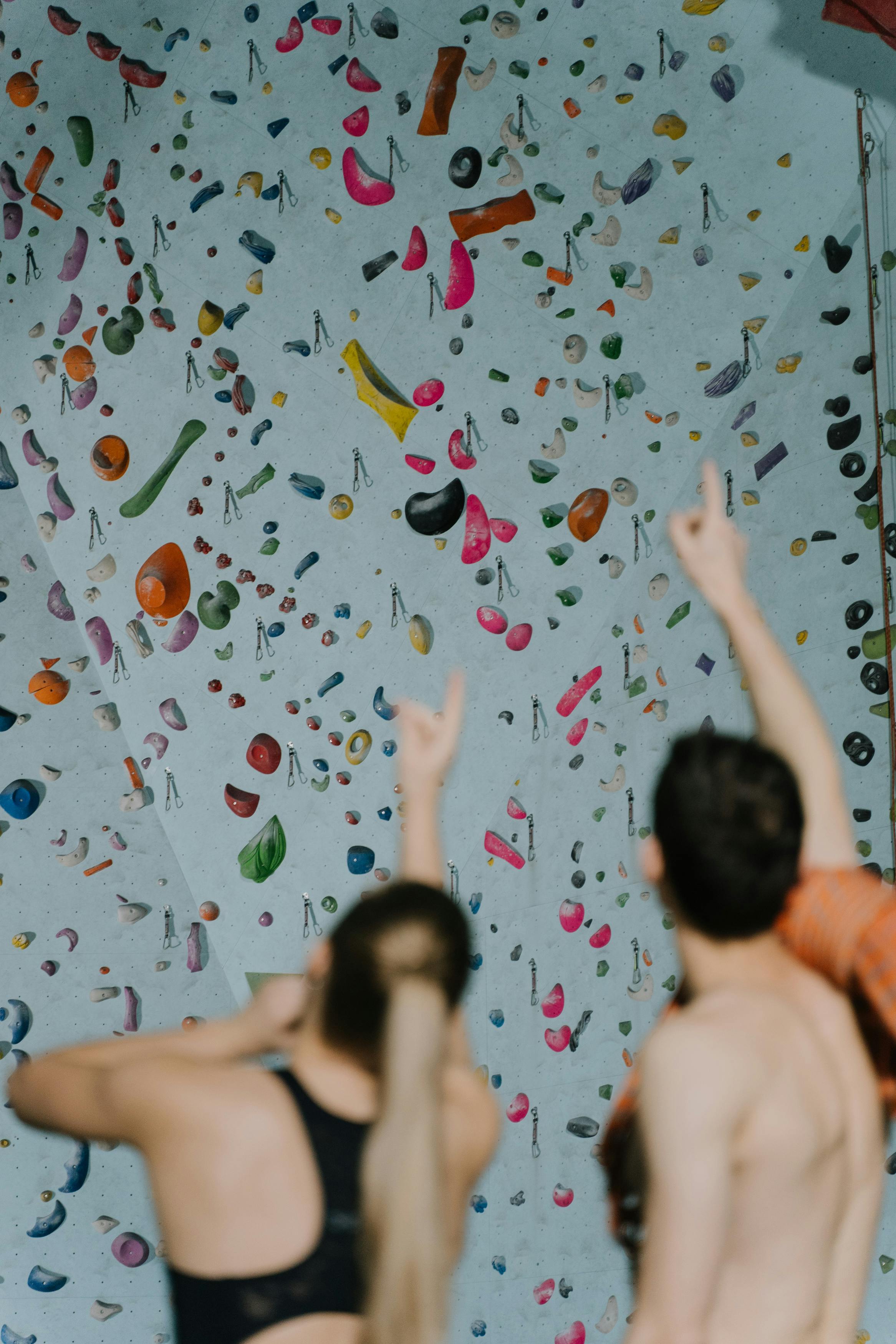 Woman Doing Wall Climbing · Free Stock Photo