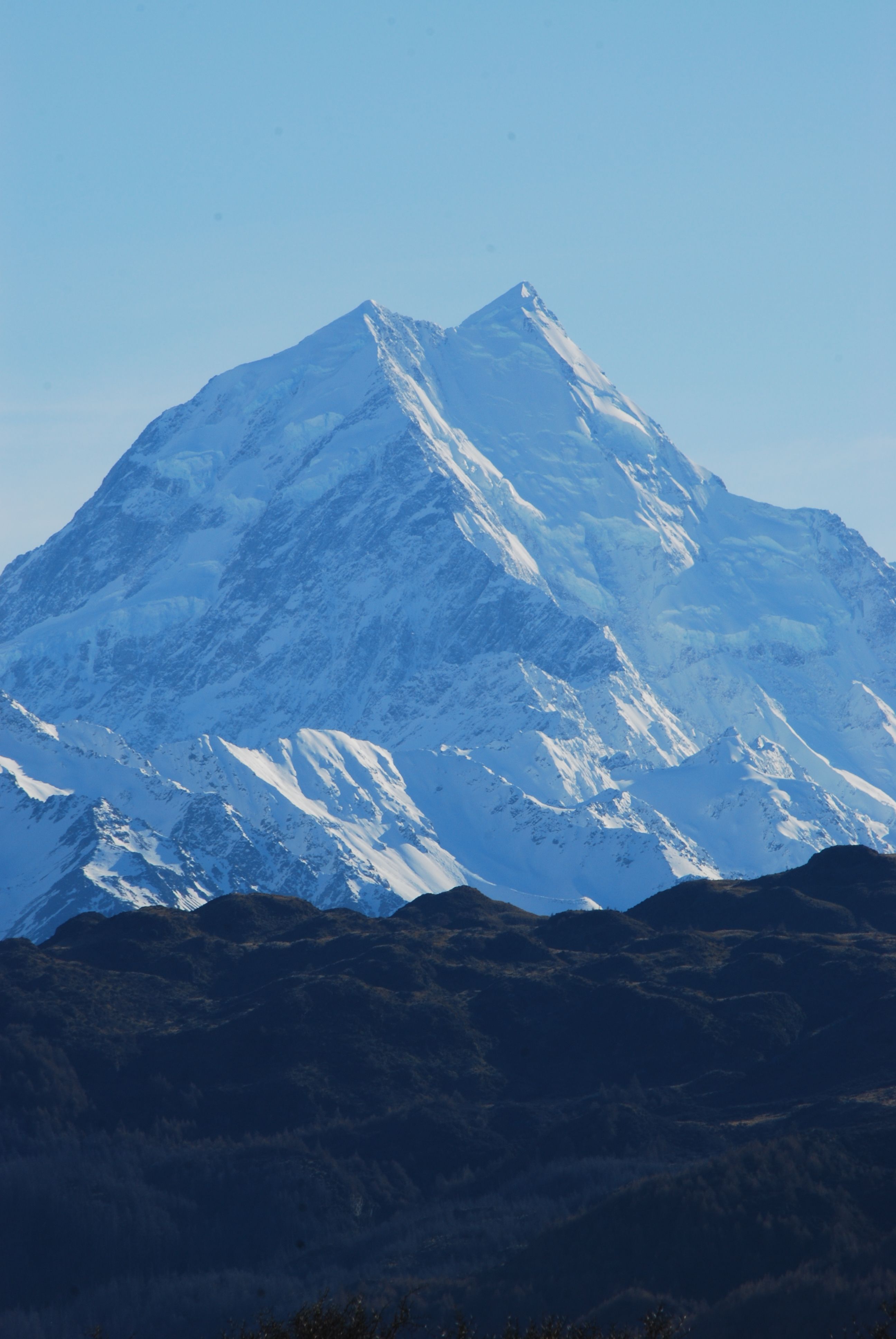 The Snowcapped Mt. Taranaki Volcano in Taranaki, New Zealand · Free ...