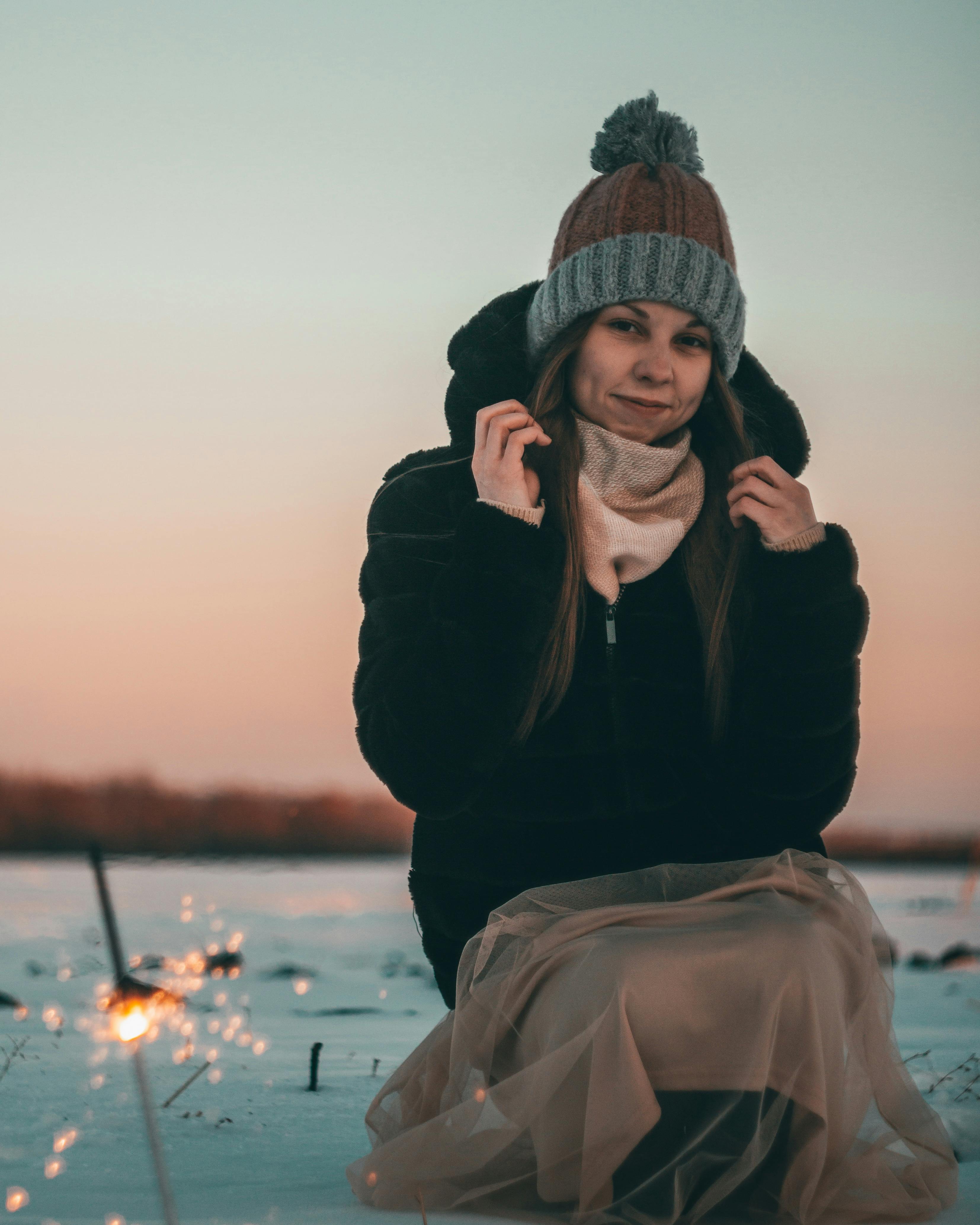 Portrait of Woman in Jacket · Free Stock Photo