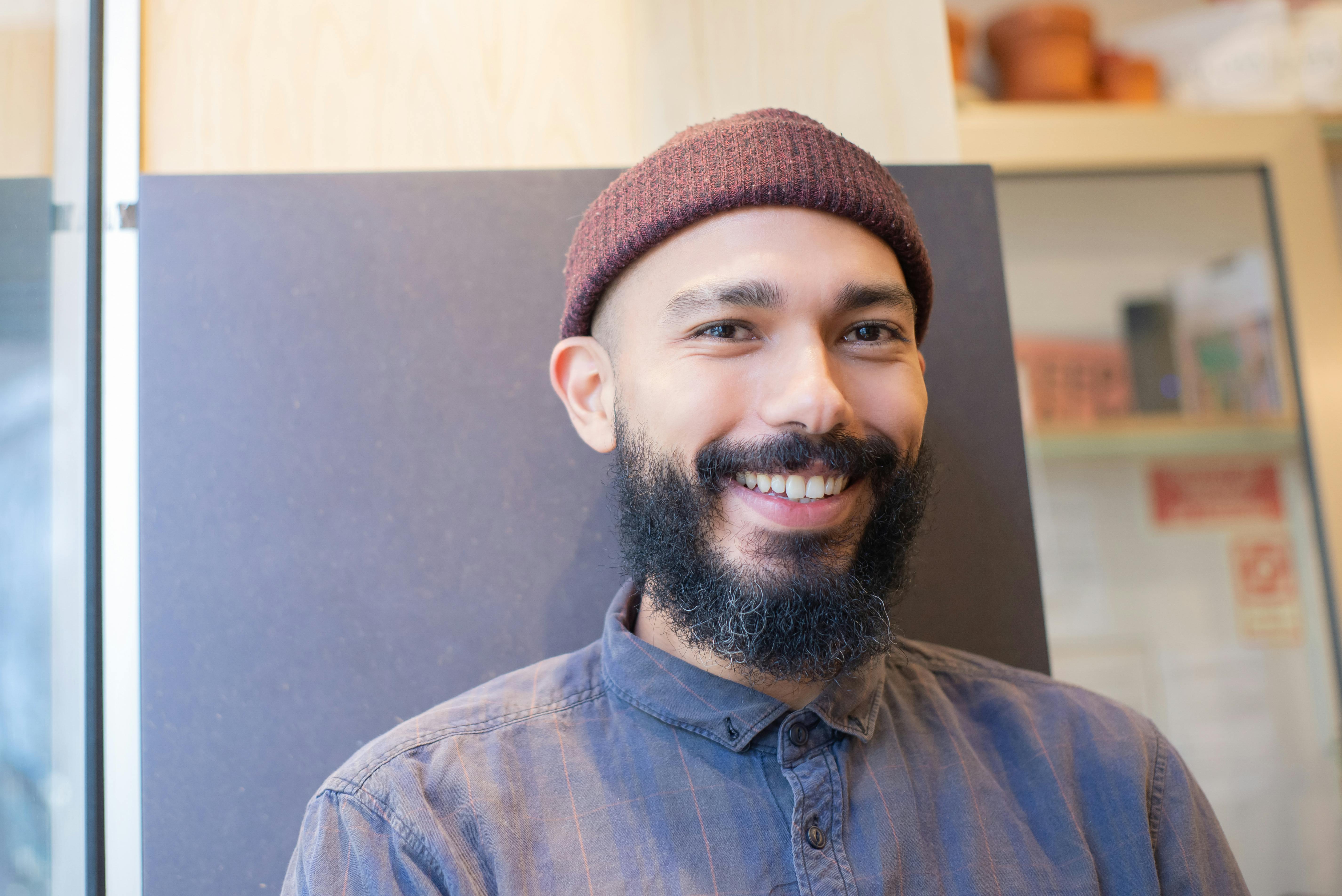 Selective Focus Portrait Photo of Man with Green Eyes Posing · Free ...