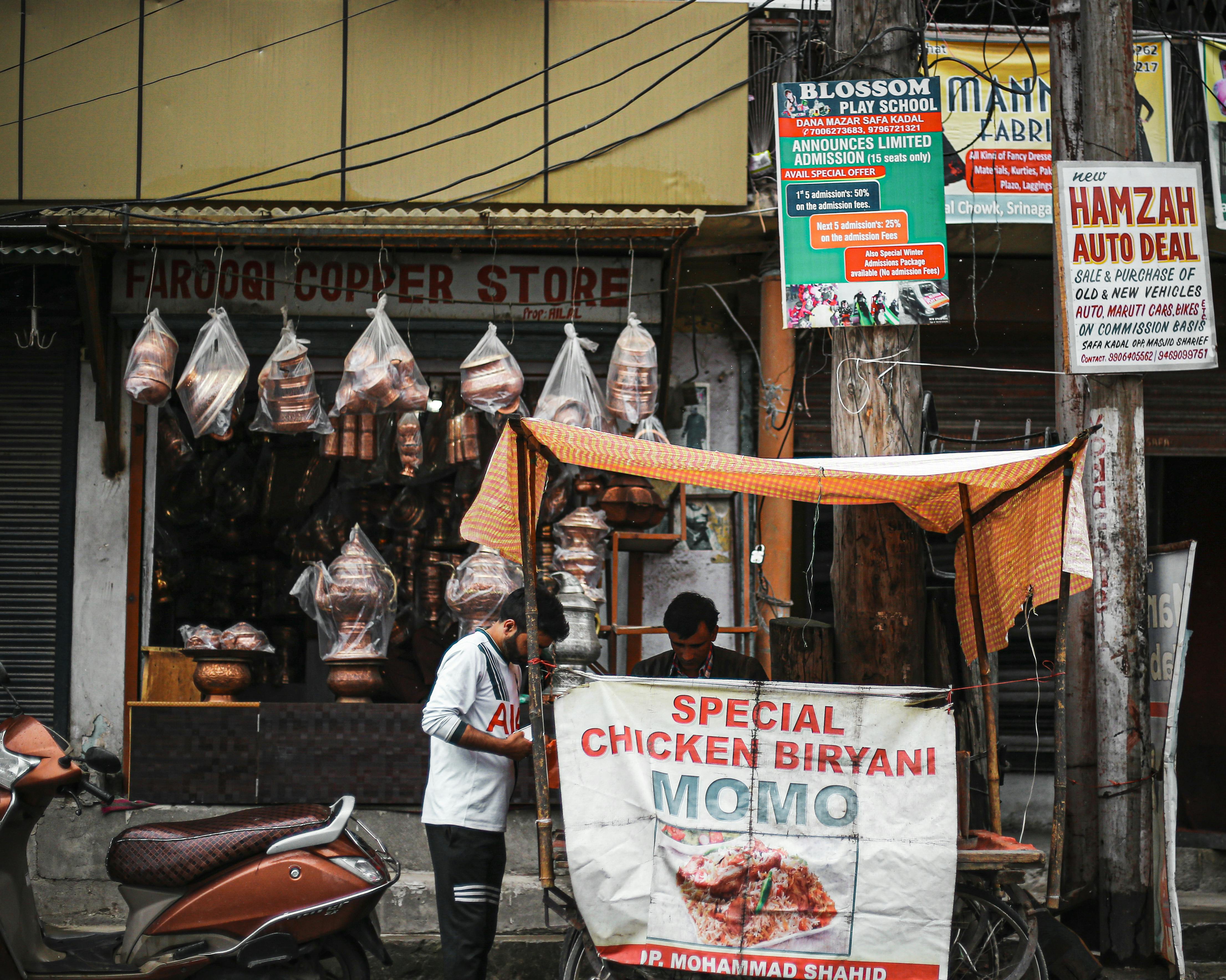 A Food Stall in a City · Free Stock Photo