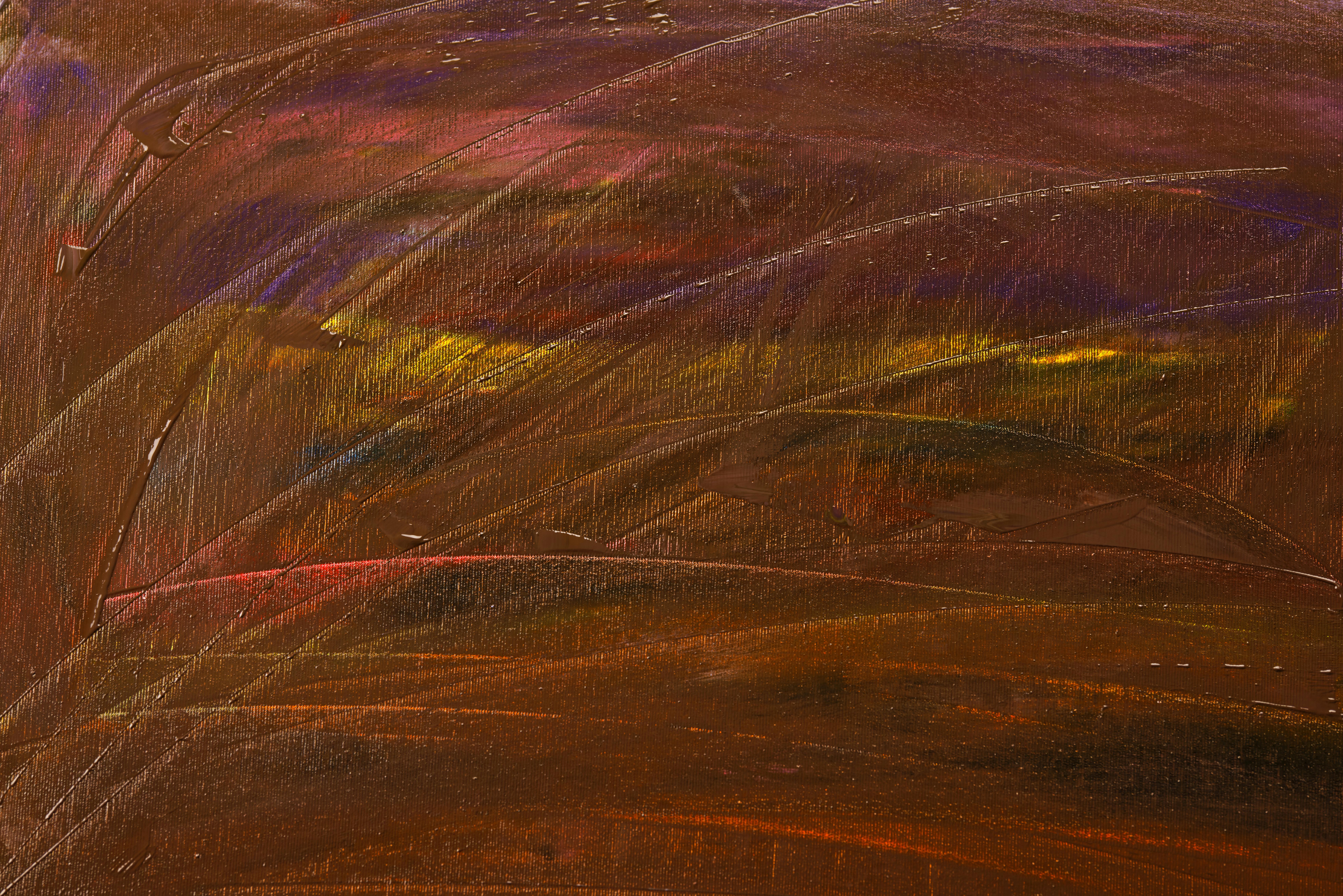 Abstract Painting in Close-up Shot · Free Stock Photo