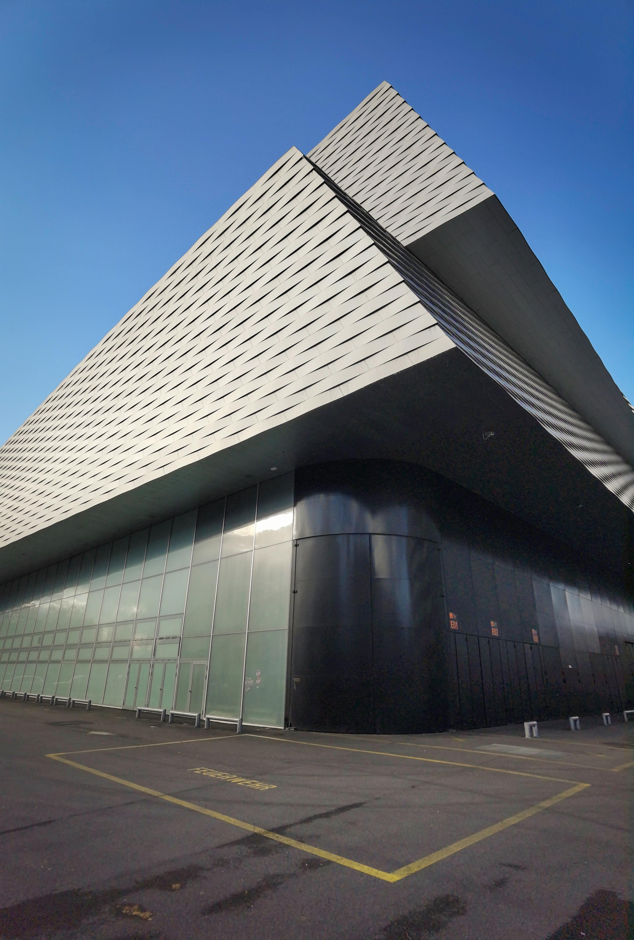 Graphic Design of Futuristic Office Building · Free Stock Photo