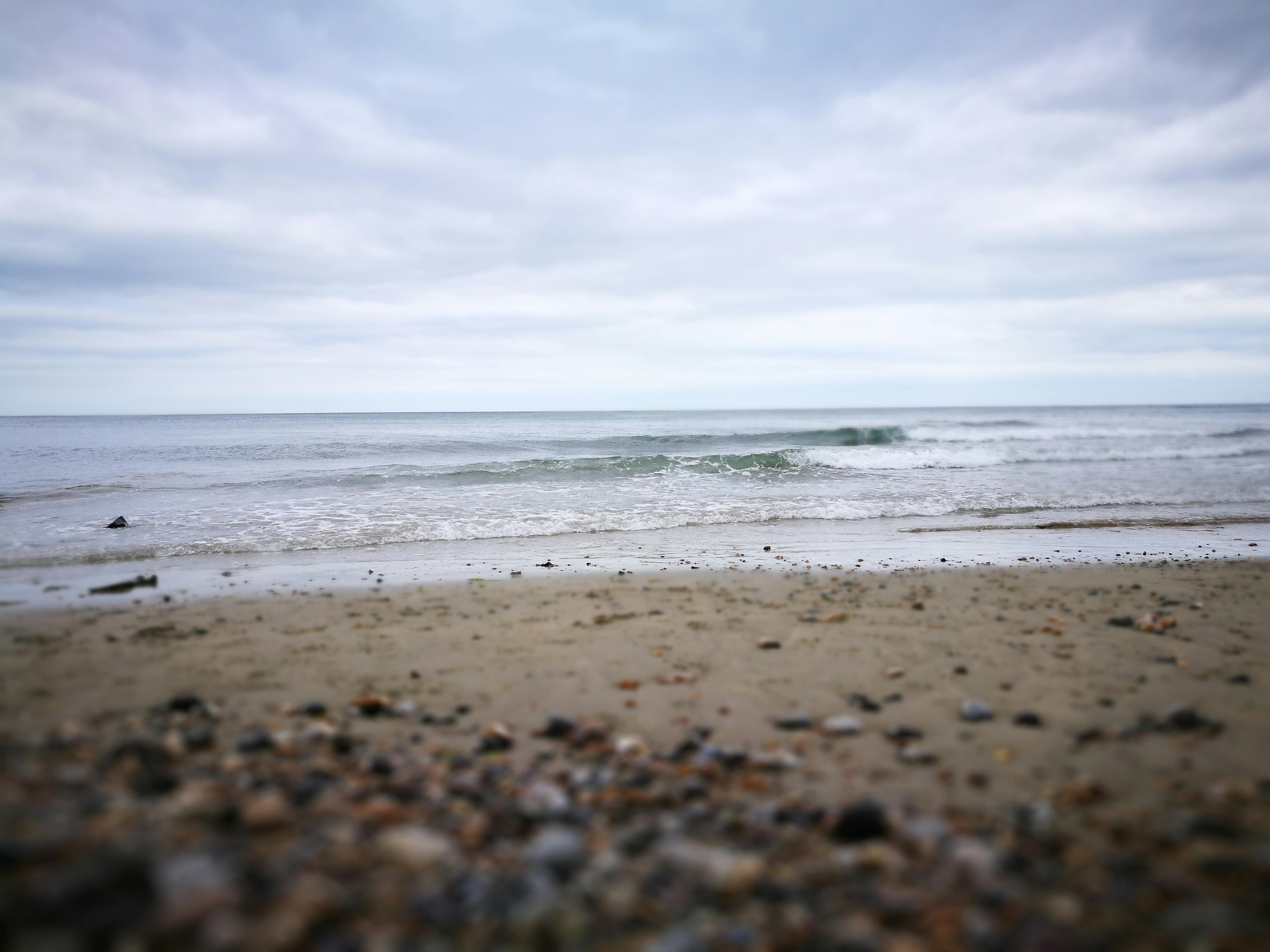 Free stock photo of beach, cloud, pebble beach
