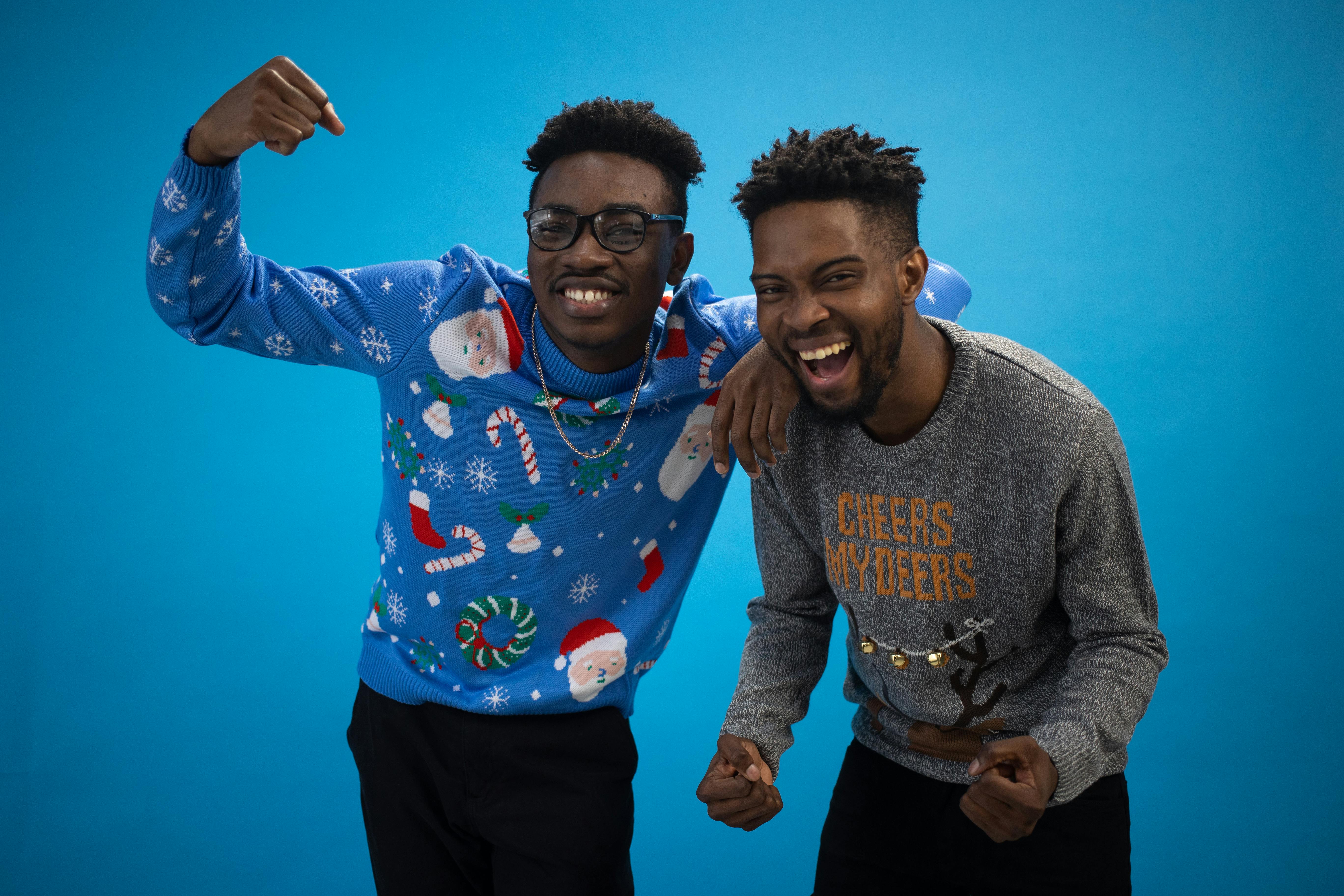 Happy Men Posing Together · Free Stock Photo