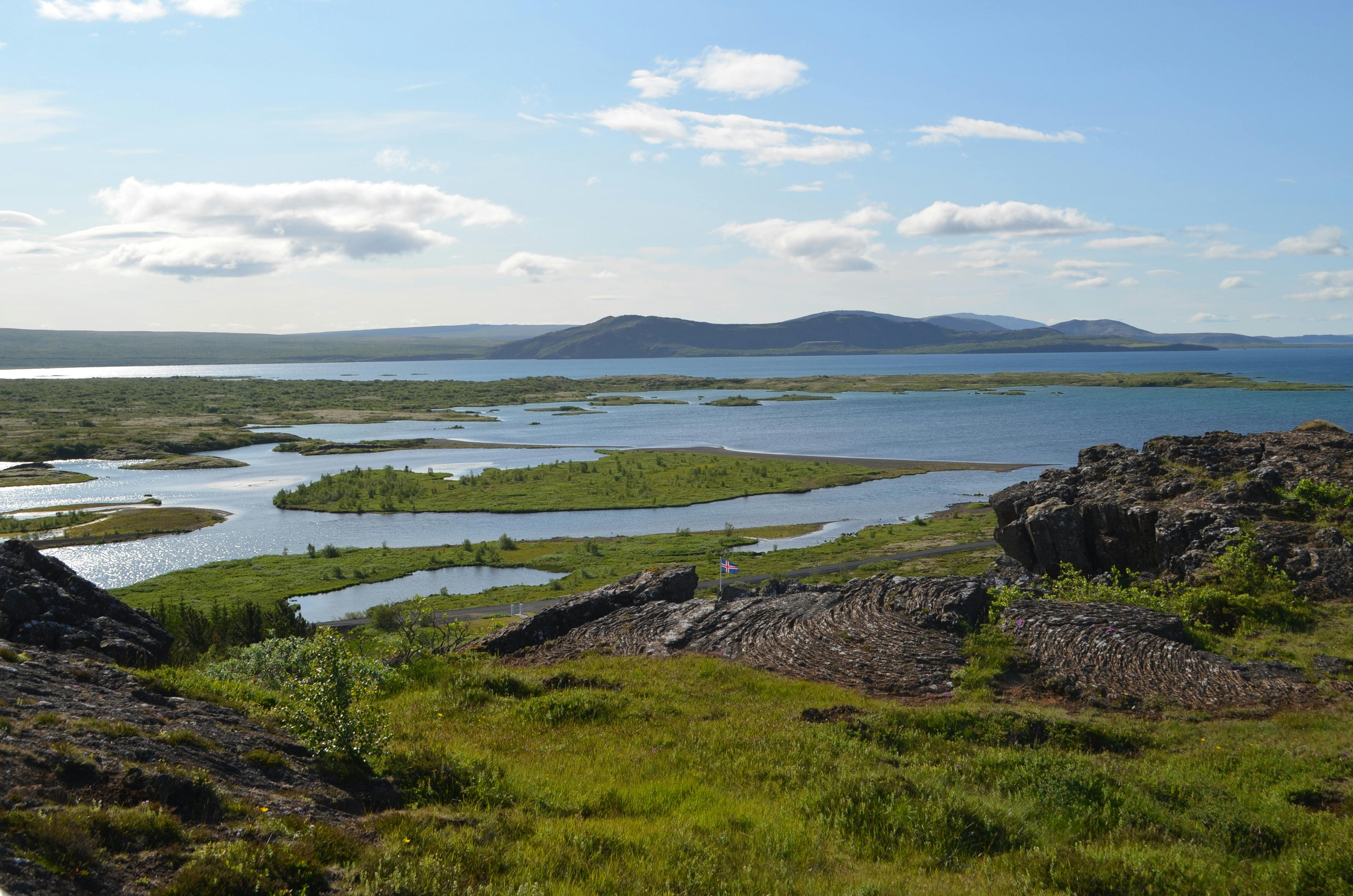 Grassy Rock by the Sea · Free Stock Photo