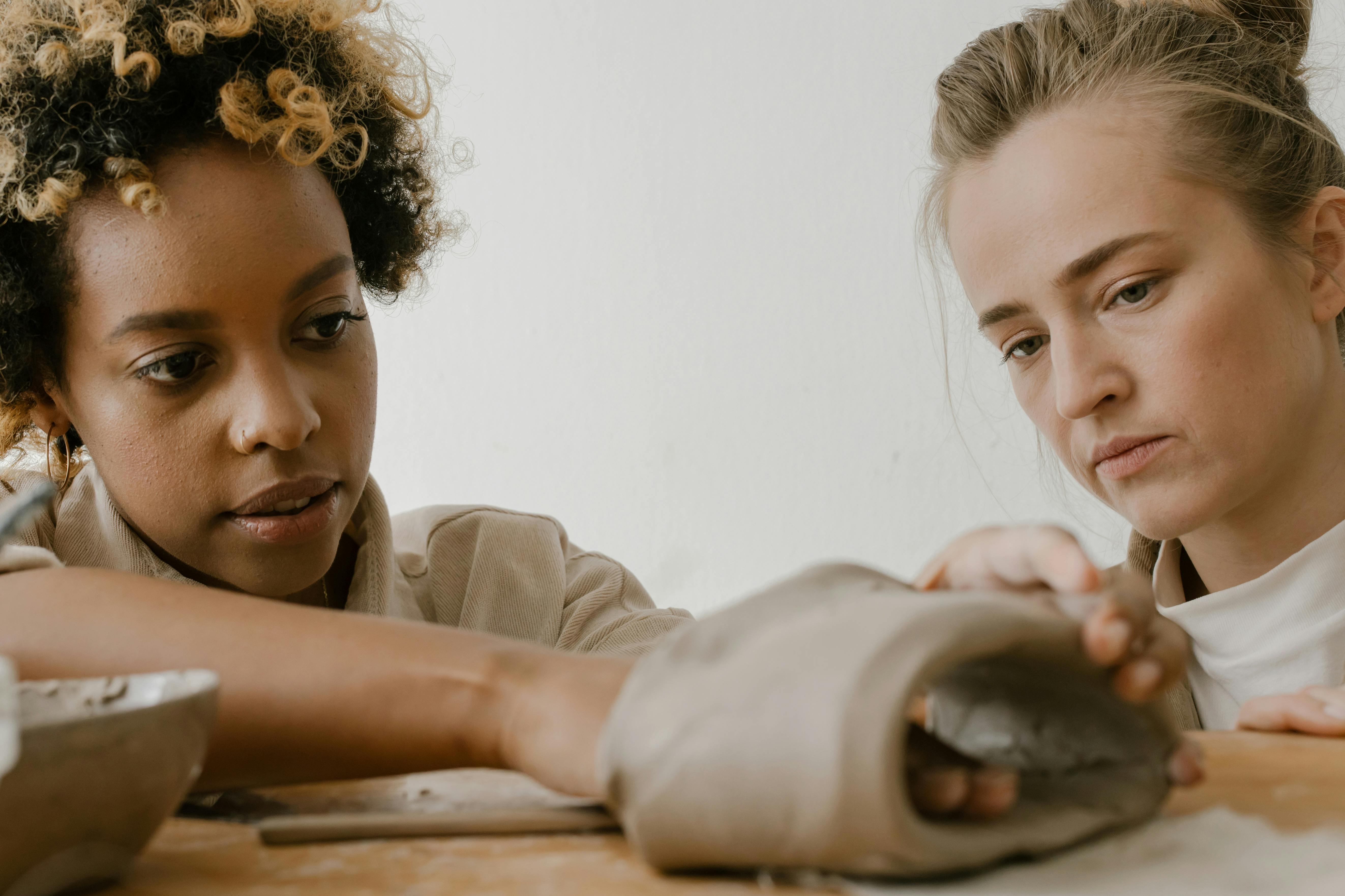 A Person Molding A Clay · Free Stock Photo