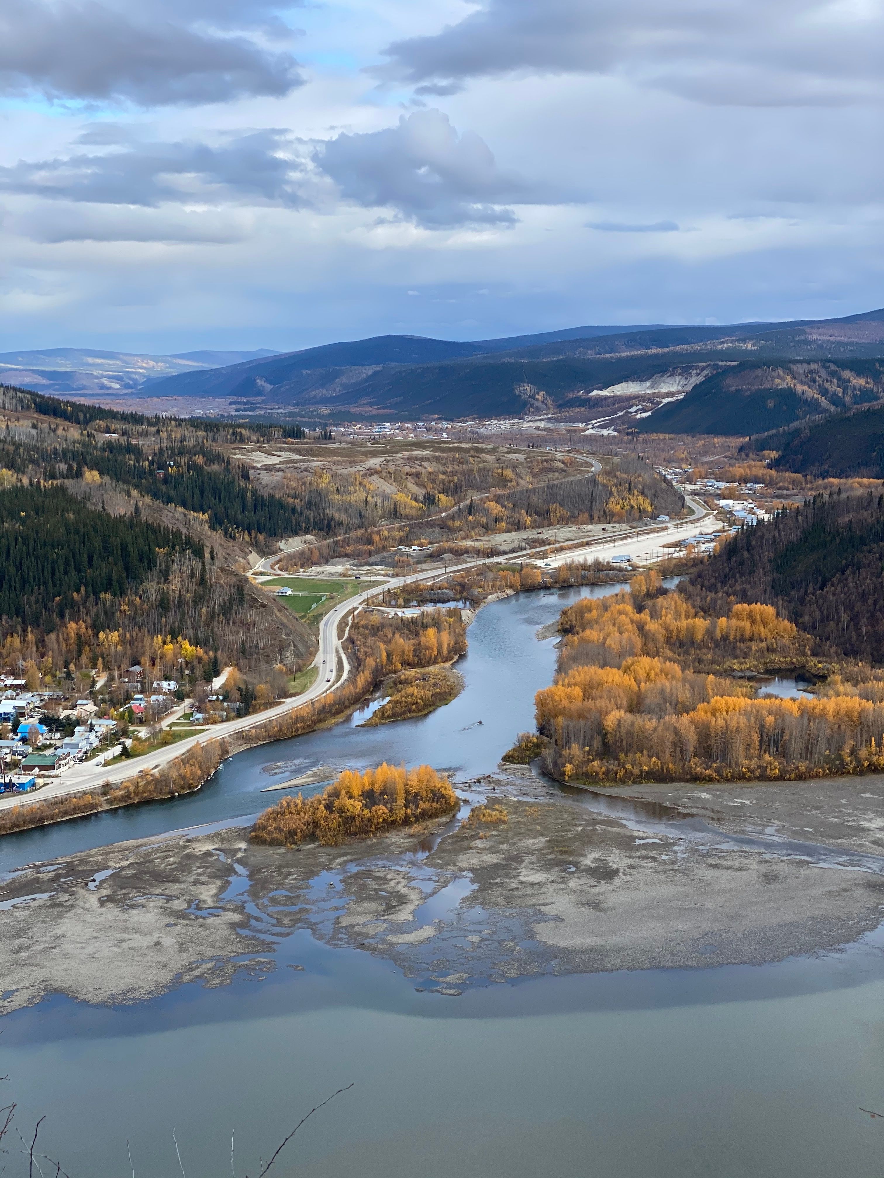 Aerial Shot of a River Valley · Free Stock Photo