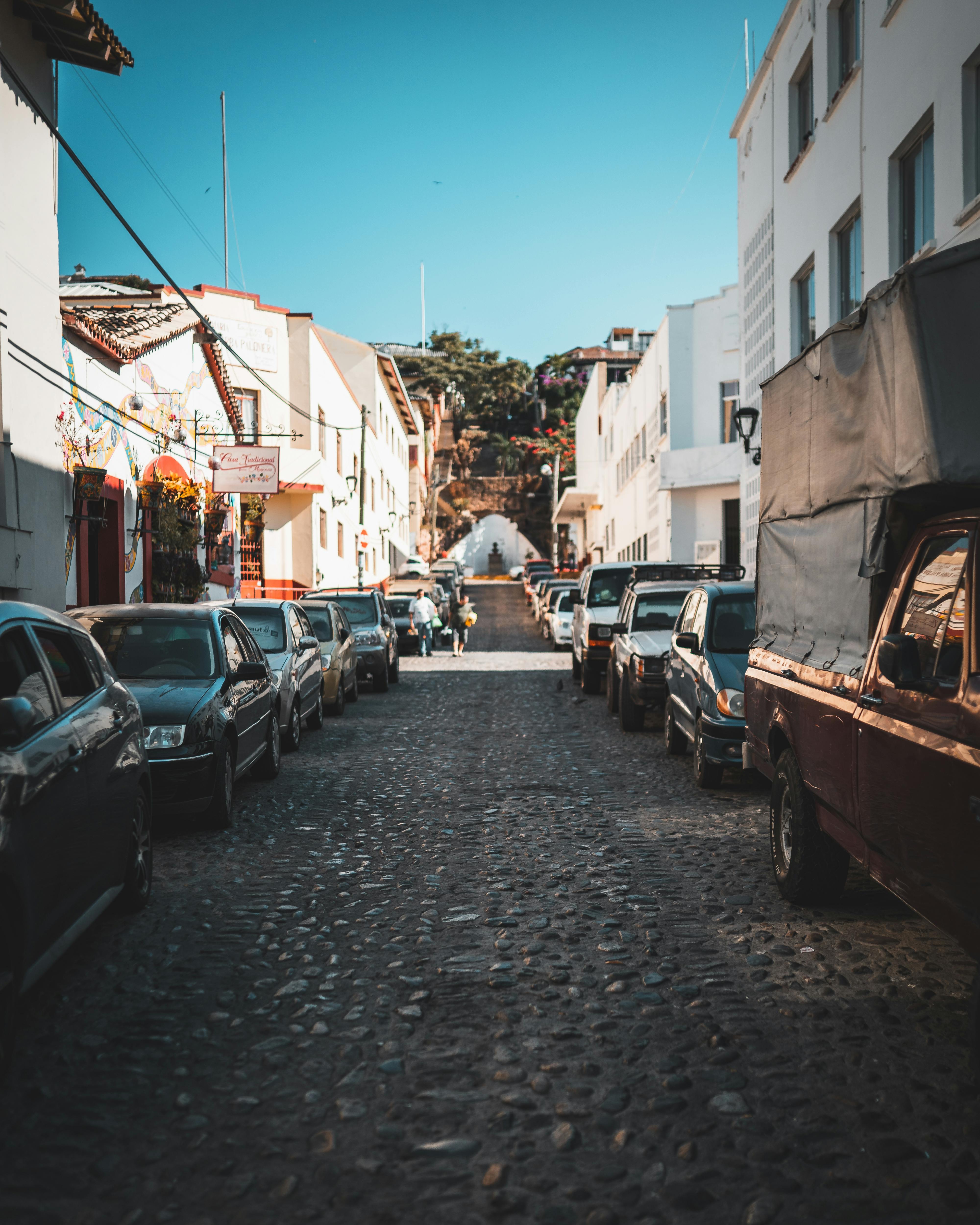 Buildings near Street in Town · Free Stock Photo