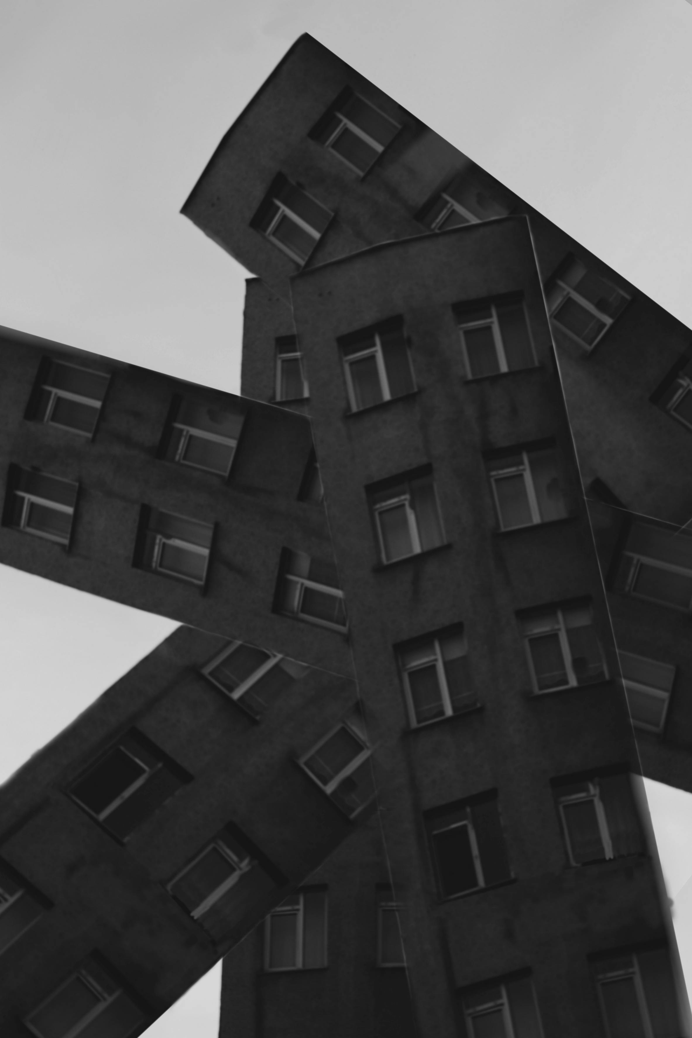 City Buildings Overlapping a Human Figure · Free Stock Photo
