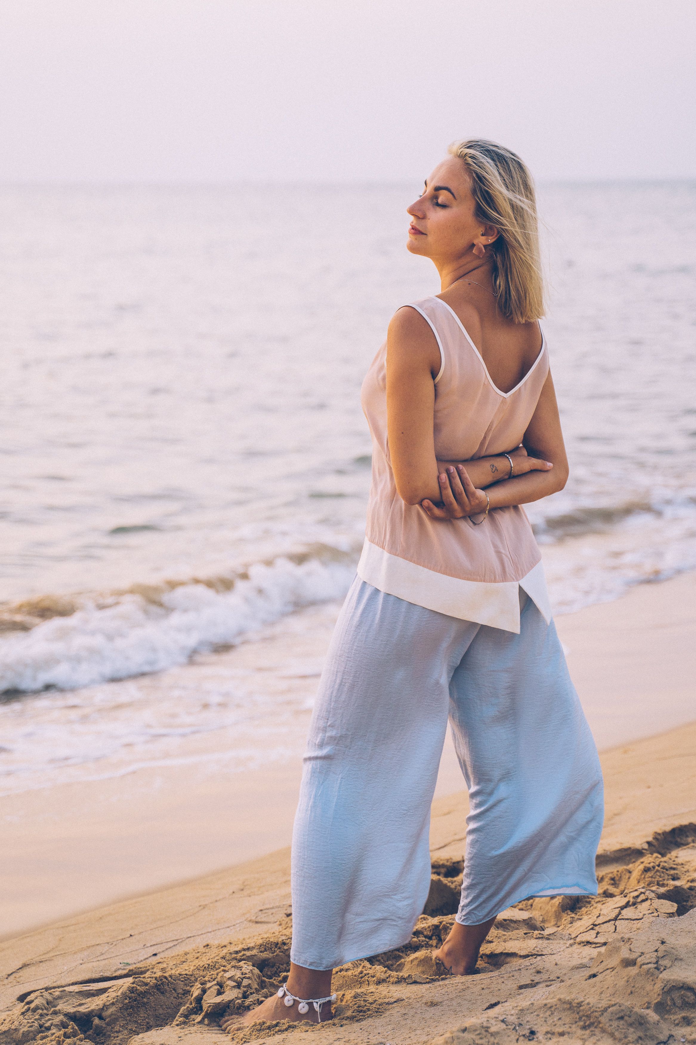 A Woman at the Beach · Free Stock Photo
