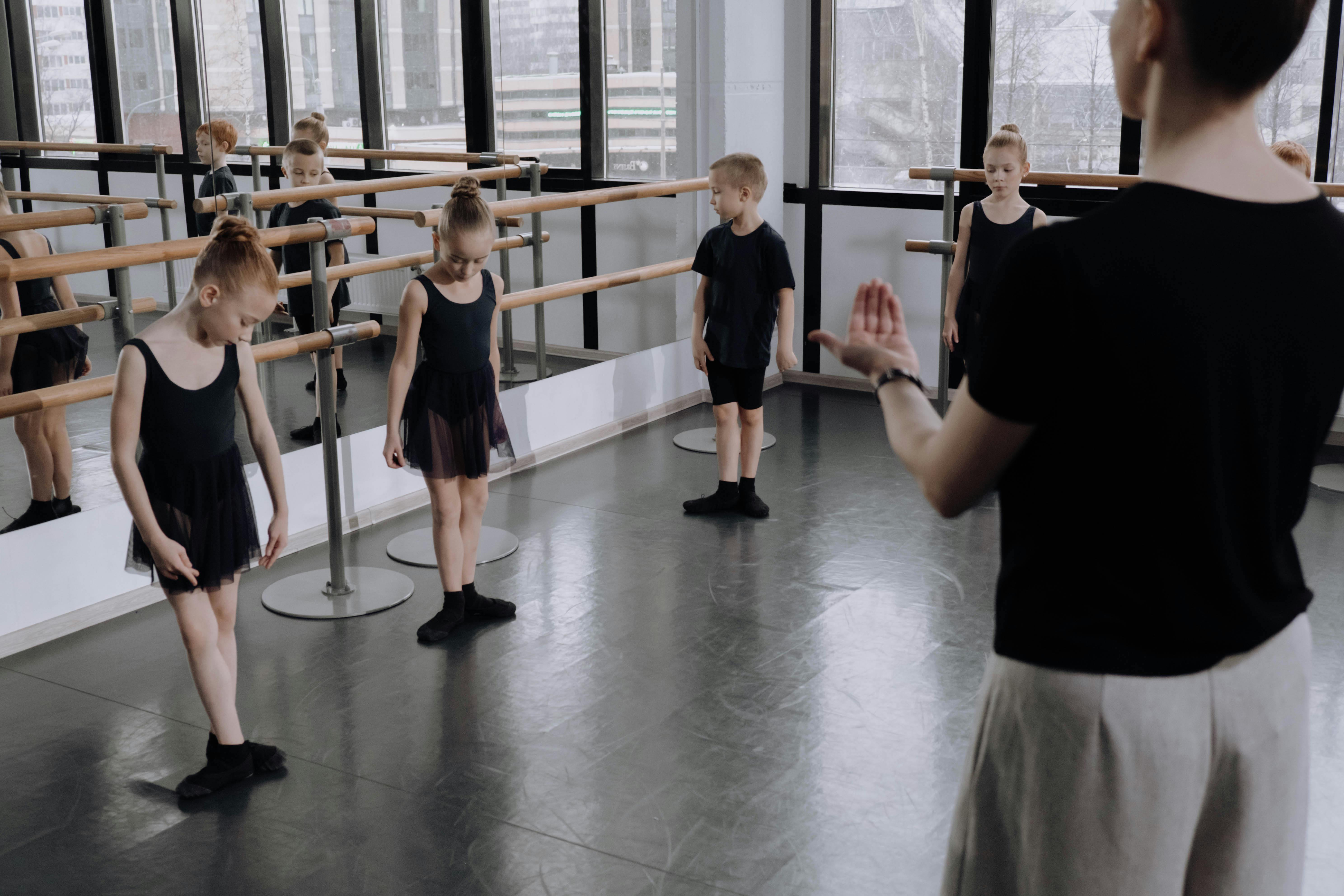 Photograph of Kids Learning Ballet · Free Stock Photo
