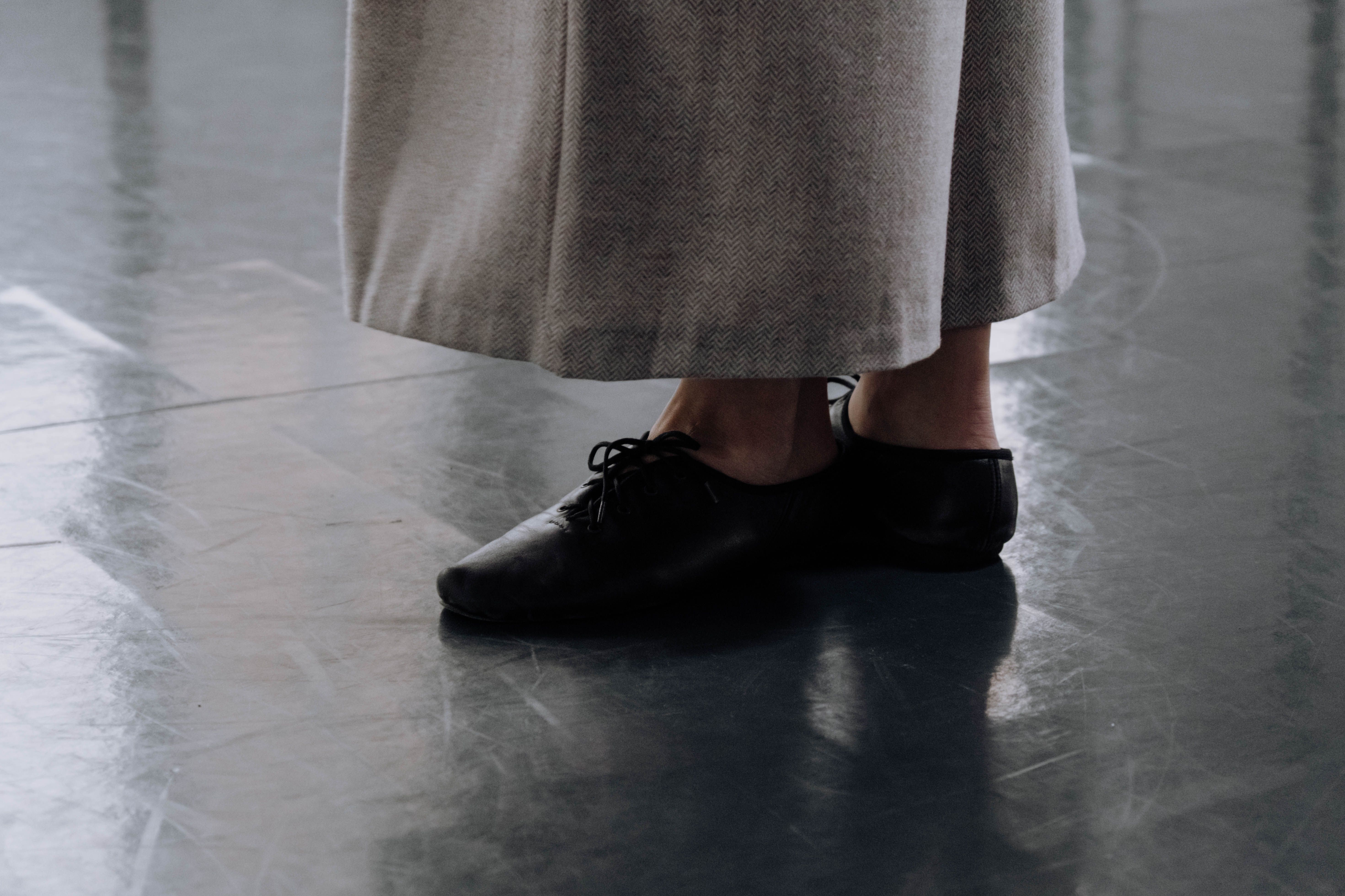 Close-up of Woman Legs in Ballet Shoes · Free Stock Photo