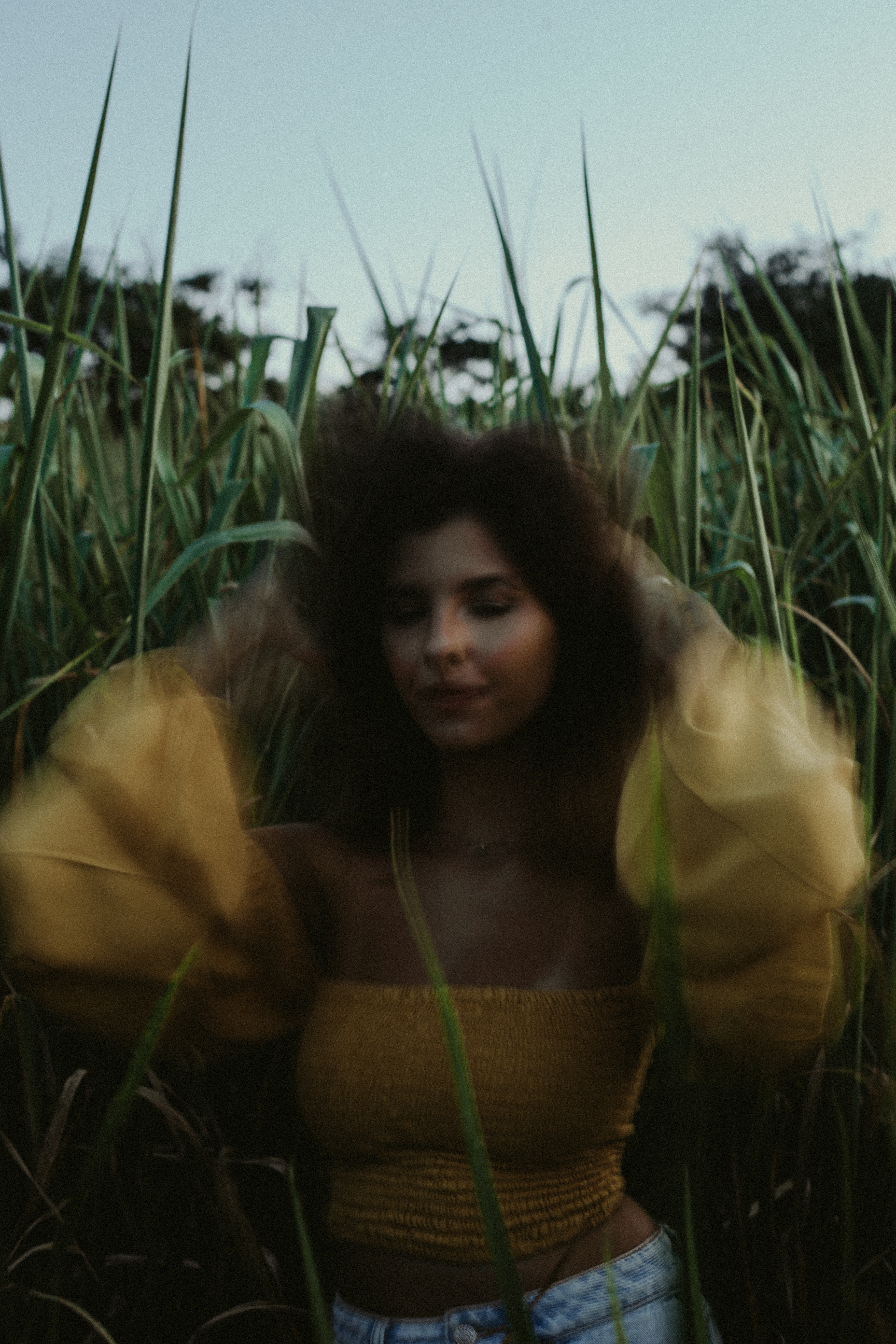 Woman in Yellow Top · Free Stock Photo