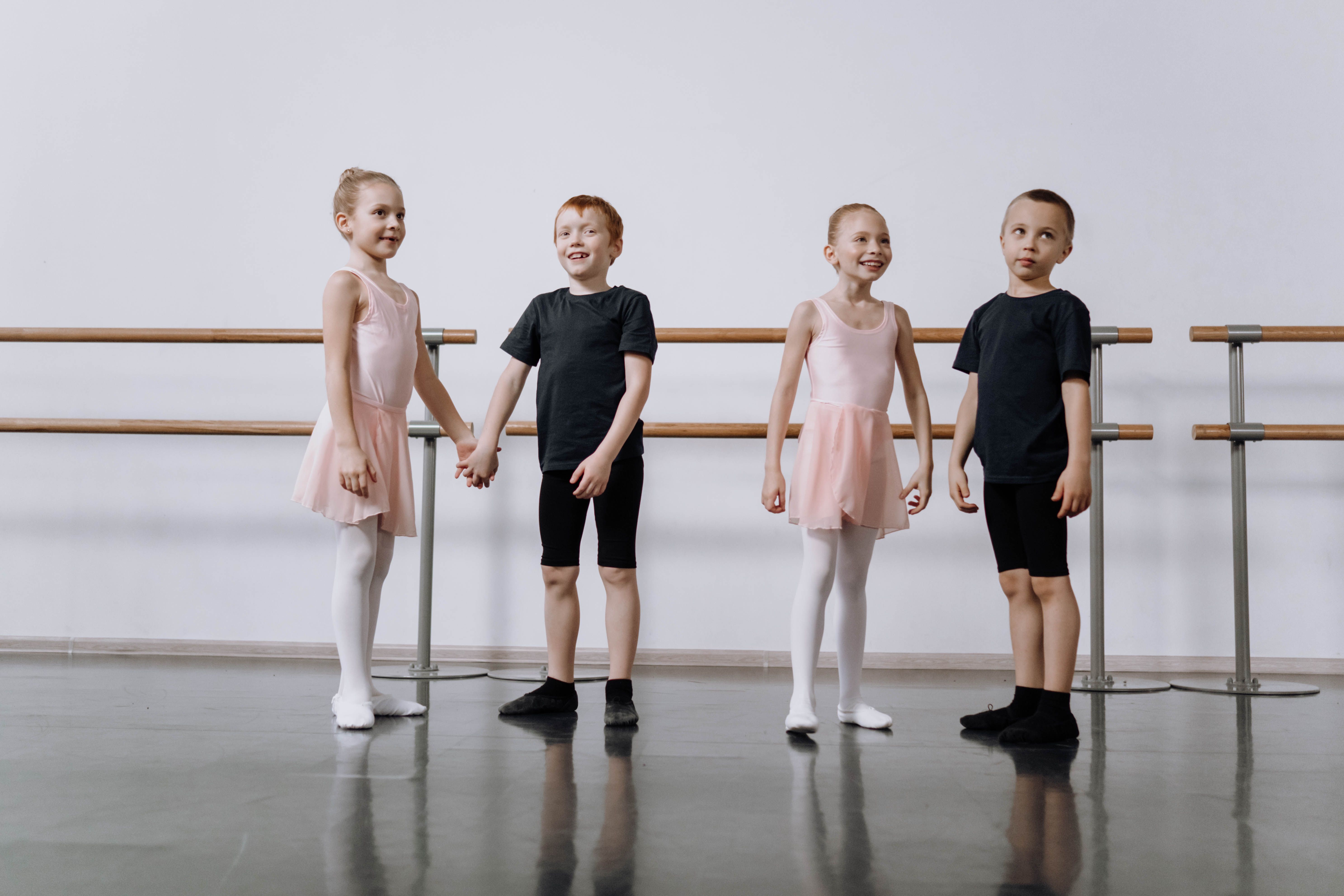Boys and Girls in a Ballet Studio · Free Stock Photo