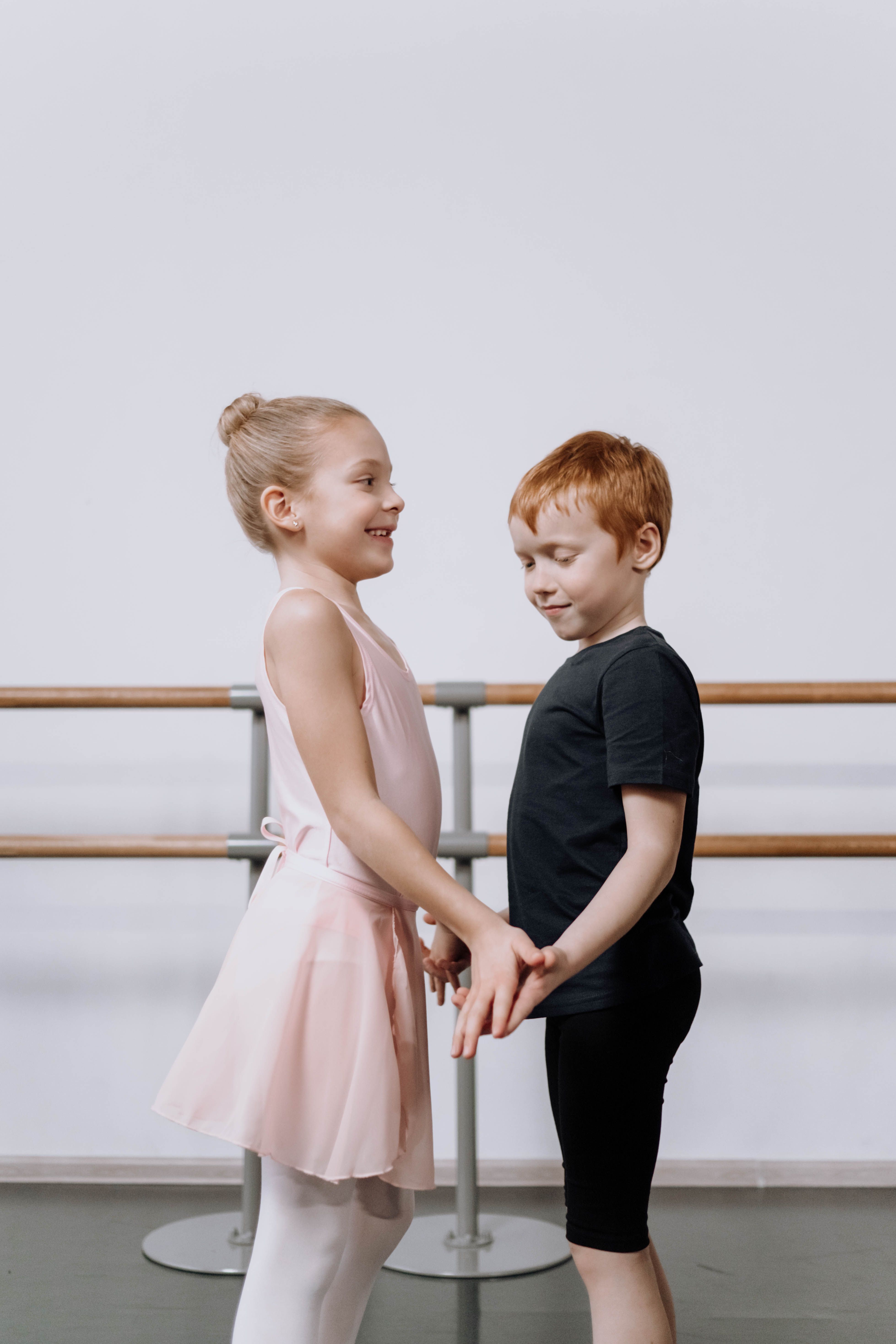 Little Girls Doing Ballet · Free Stock Photo