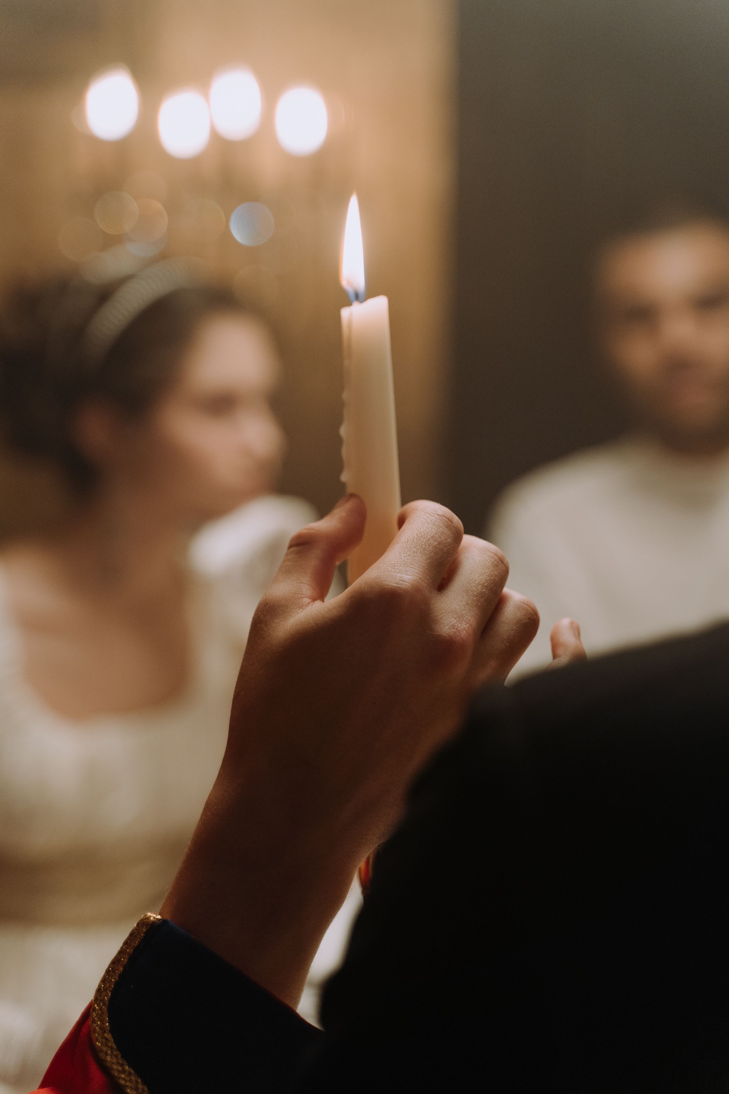 Hand Holding Wax Candle · Free Stock Photo