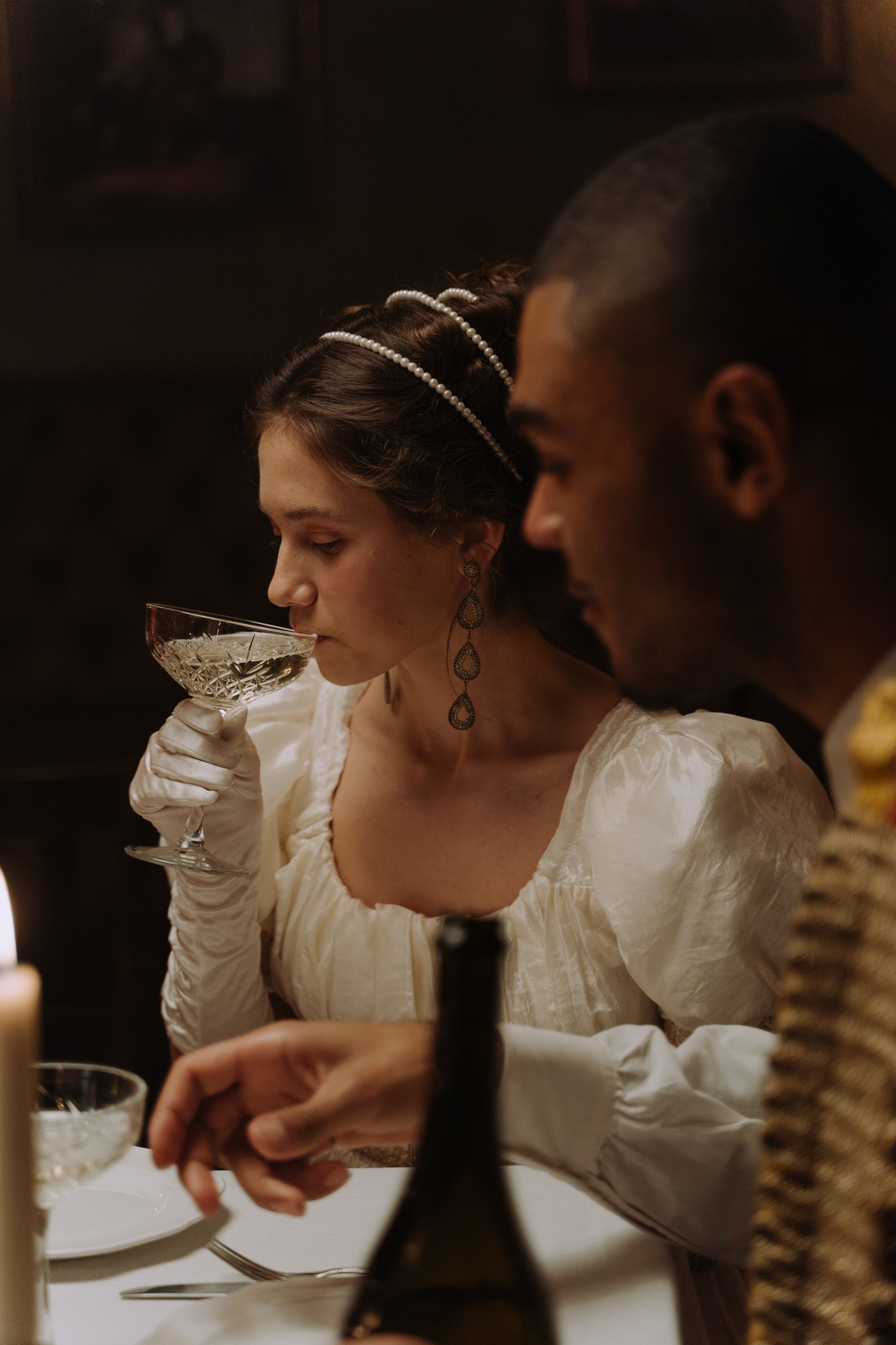 Elegant Woman Drinking · Free Stock Photo
