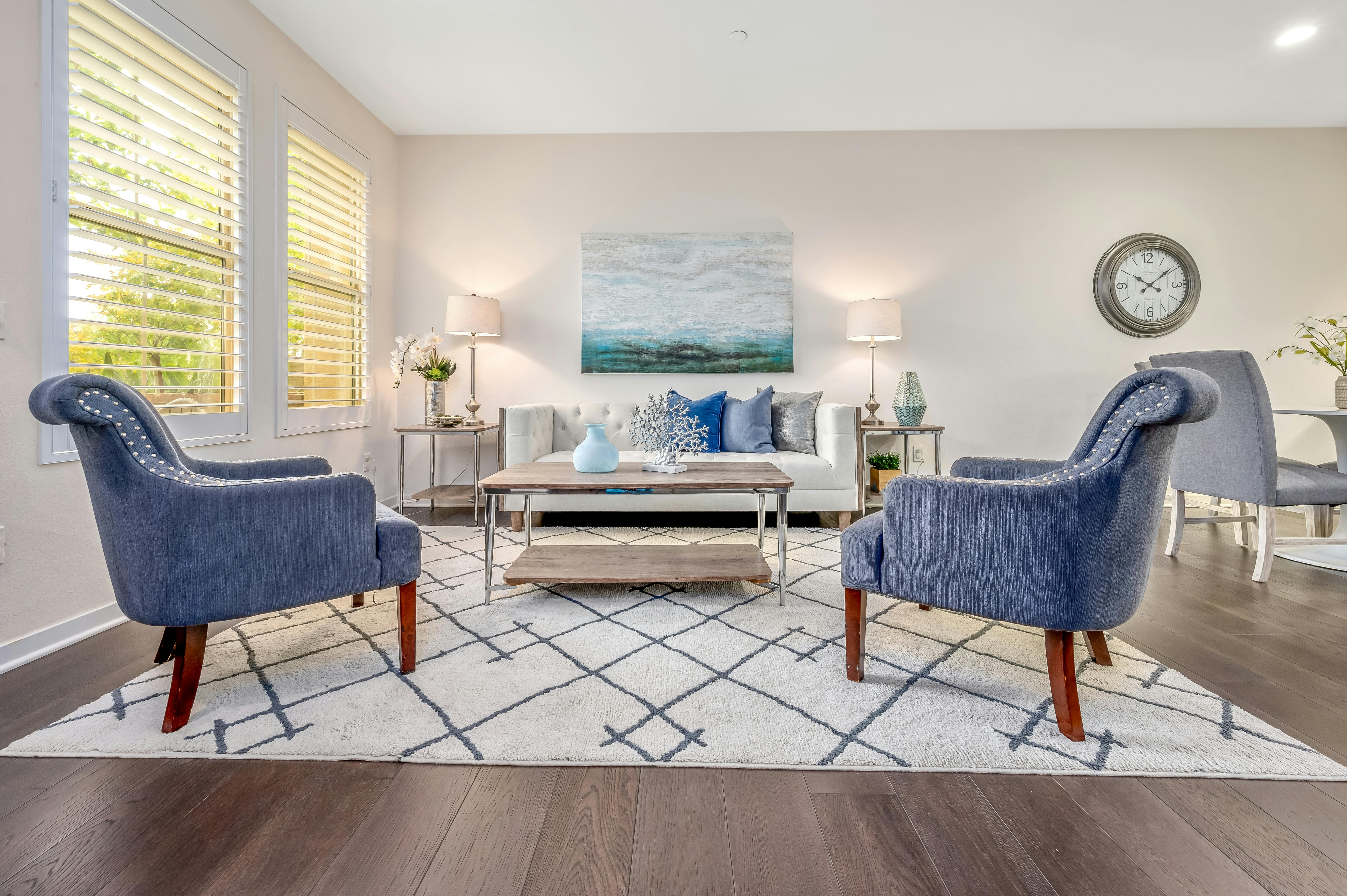 A Clean and Cozy Living Room · Free Stock Photo