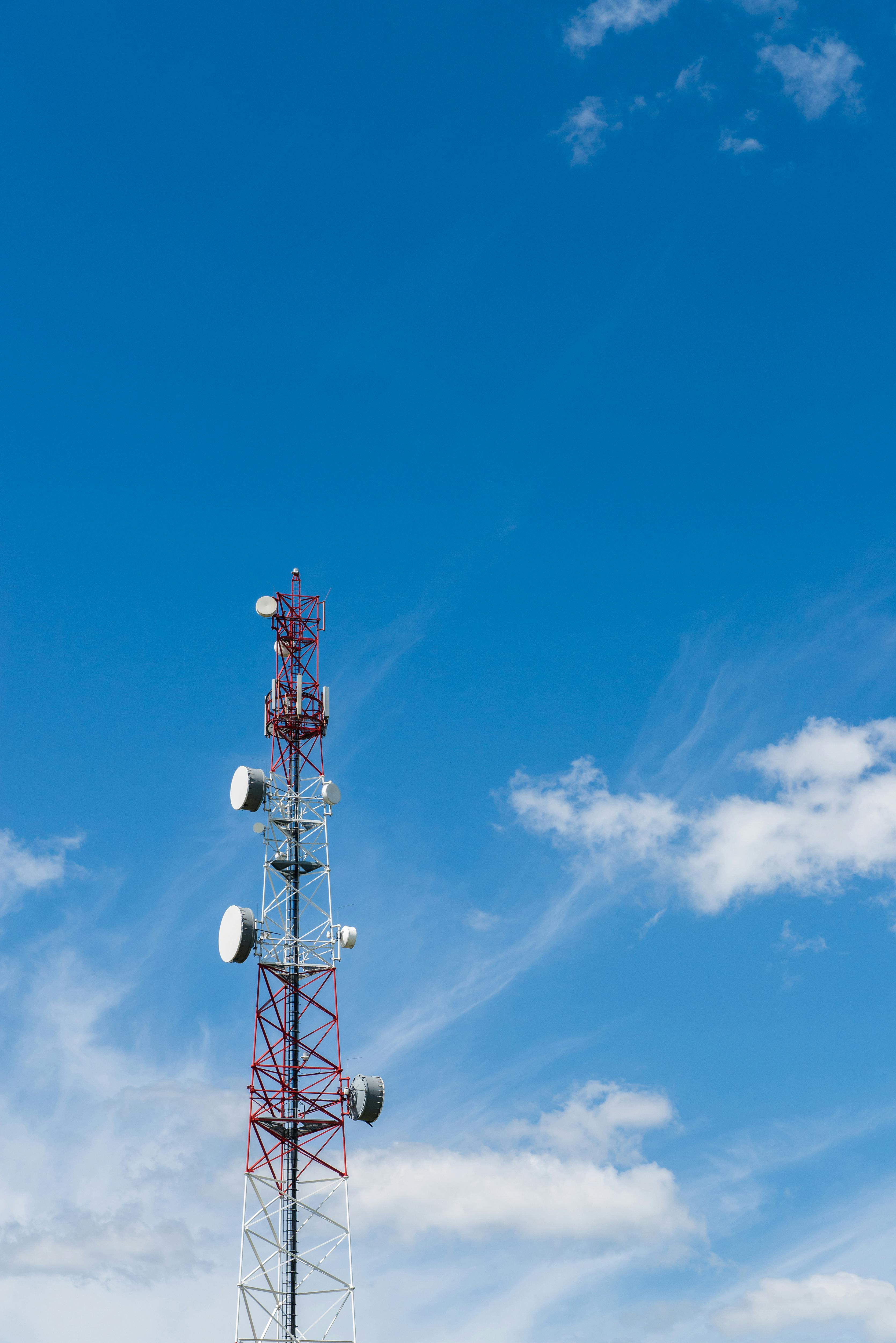 Telecommunication Tower Under the Blue Sky · Free Stock Photo
