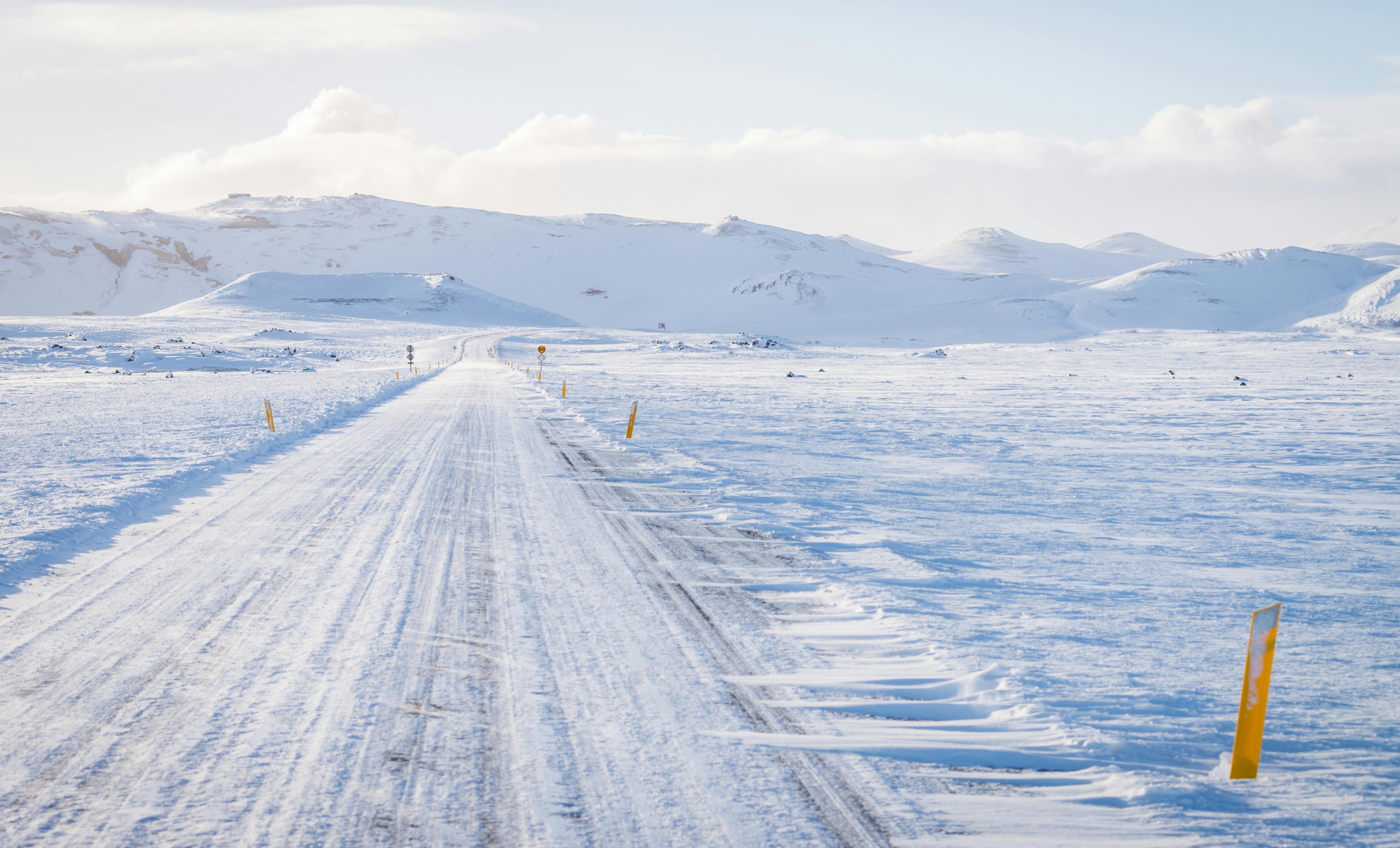 A Snow Covered Football Field · Free Stock Photo