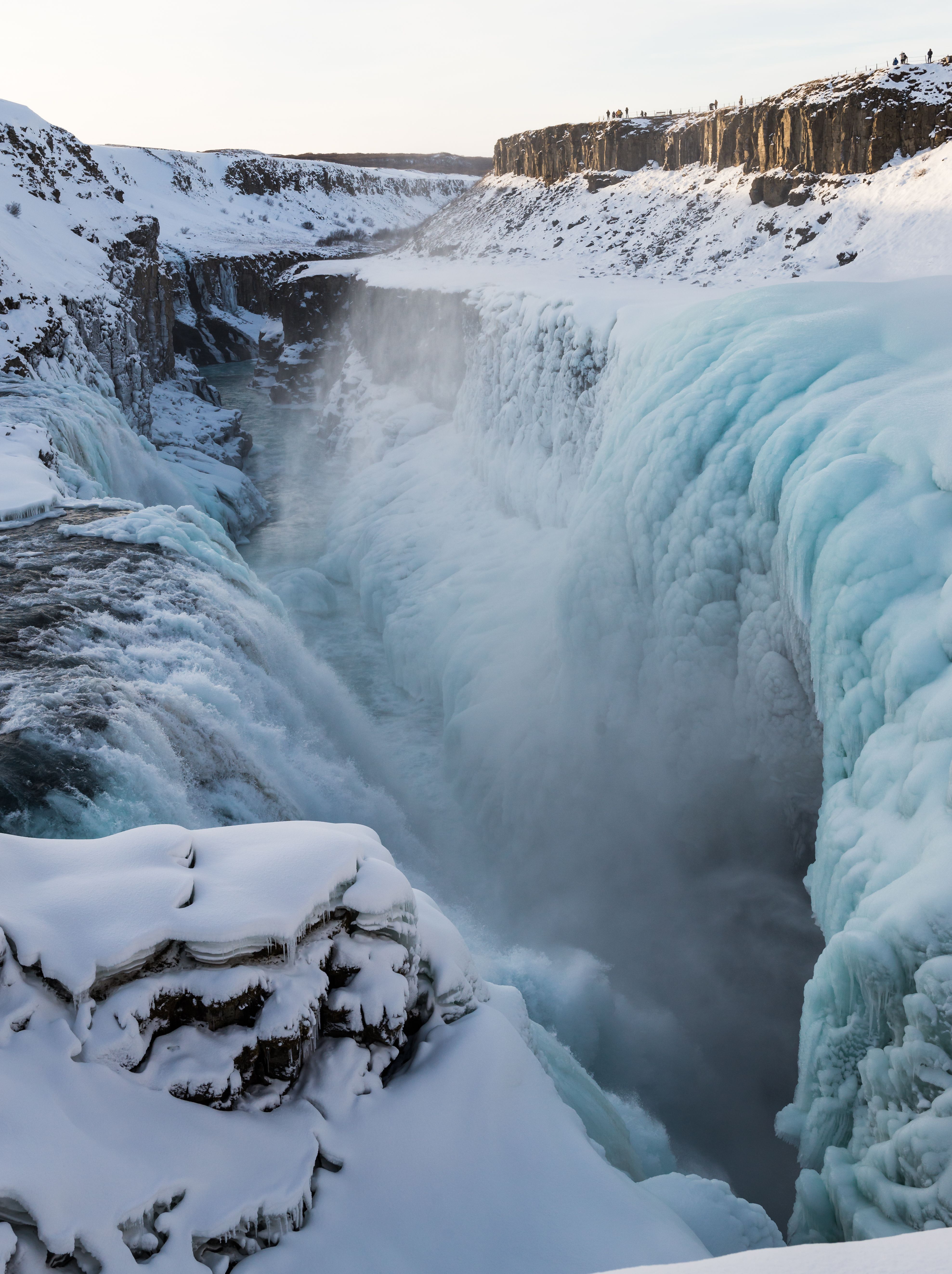 Aerial View of a Frozen Polar Coast · Free Stock Photo