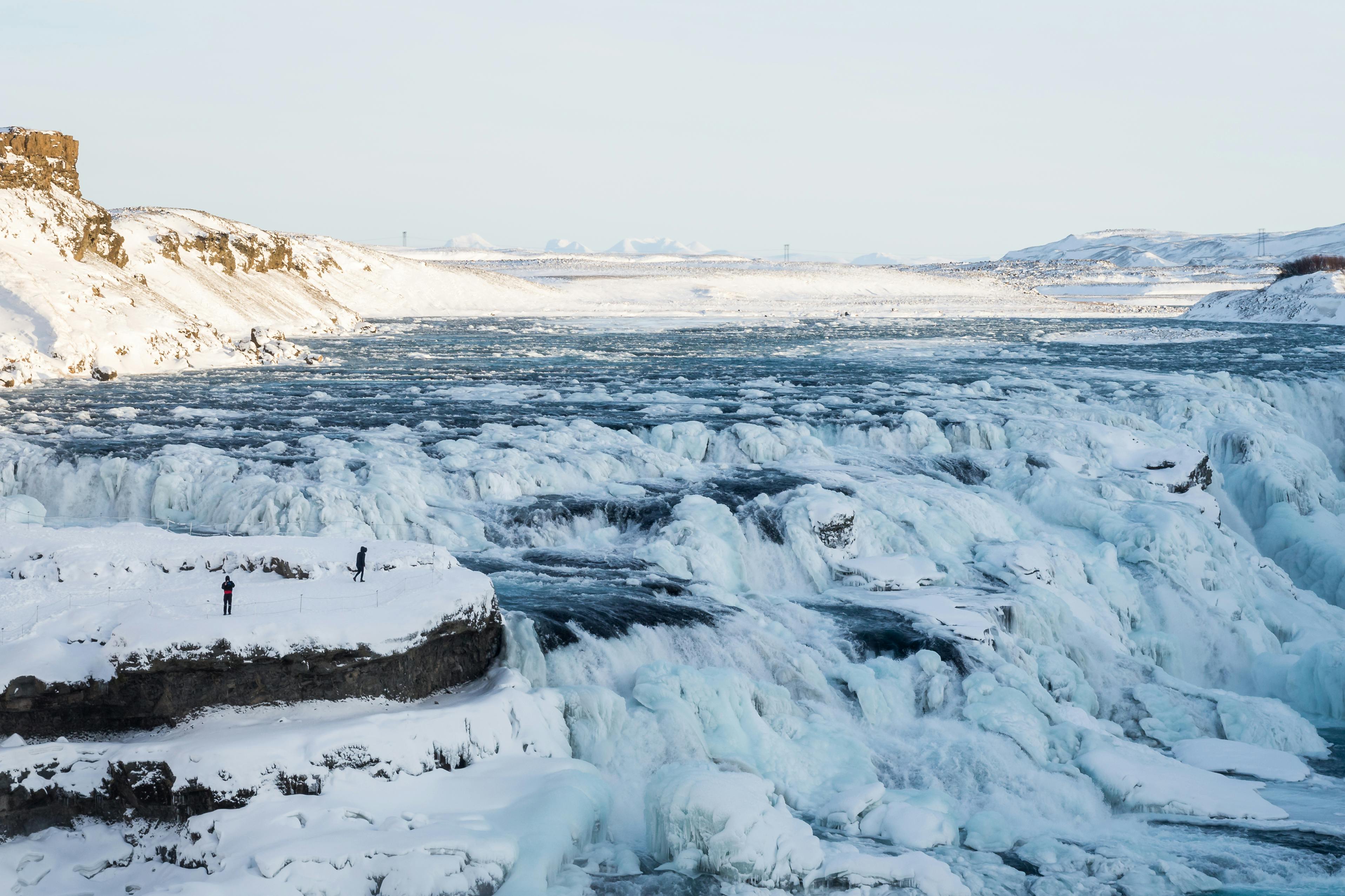 Frozen, Barren Plains at Sunset · Free Stock Photo