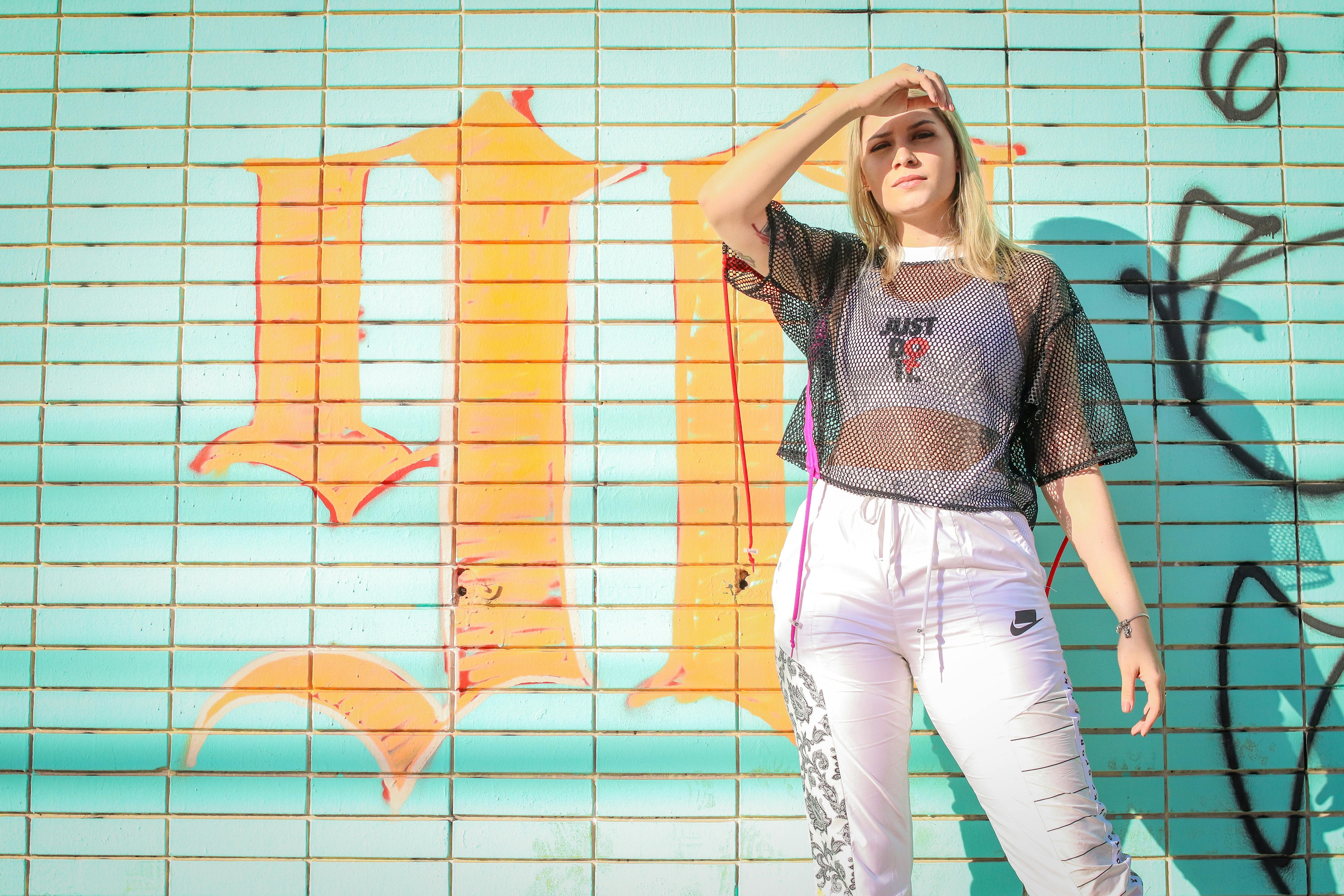 A Woman Wearing a See Through Top · Free Stock Photo