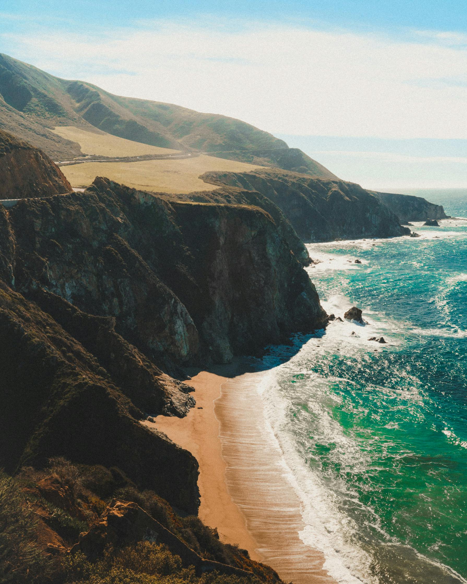 A Mountain Near the Ocean · Free Stock Photo