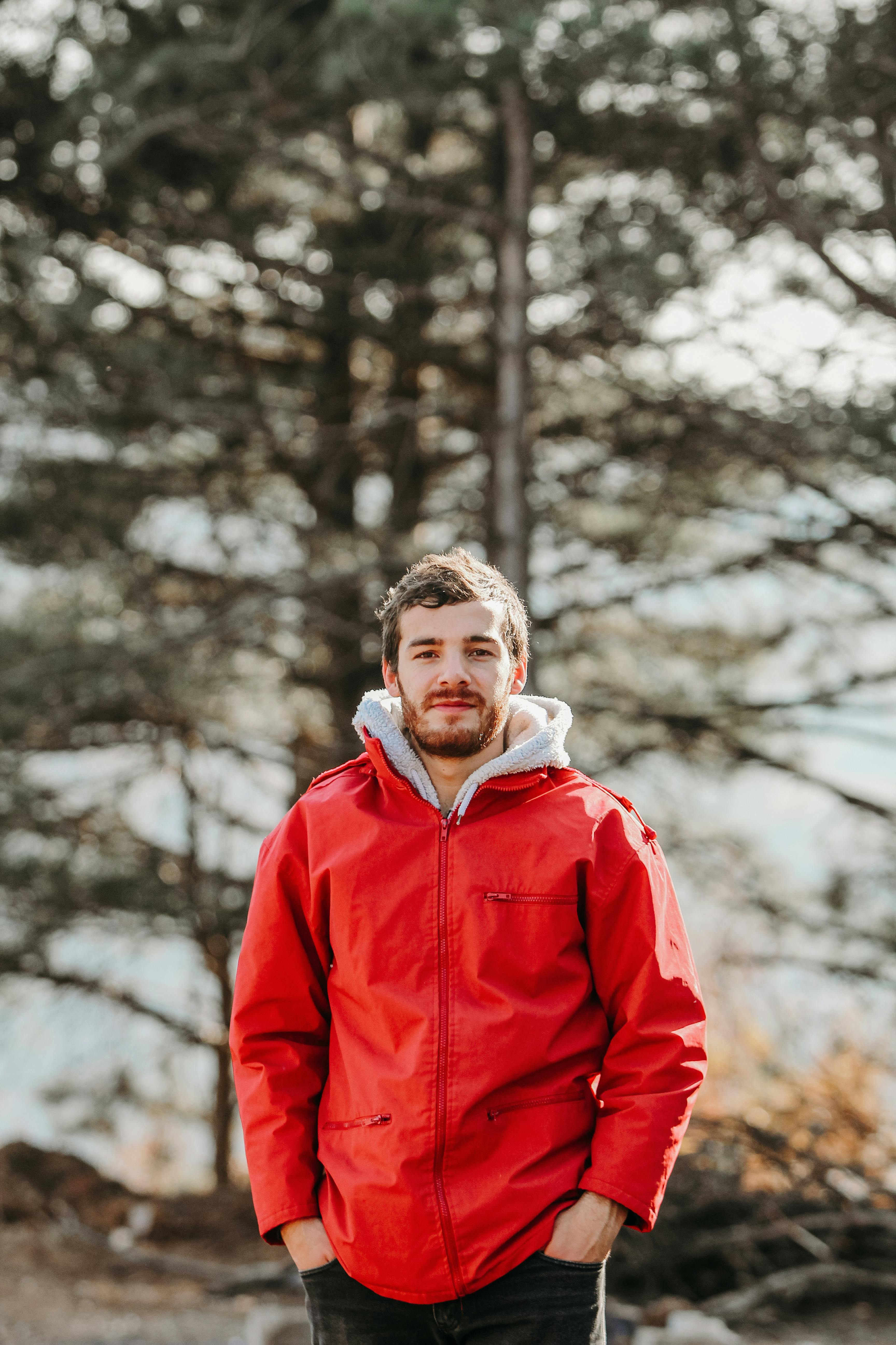 A Man in Red Jacket · Free Stock Photo