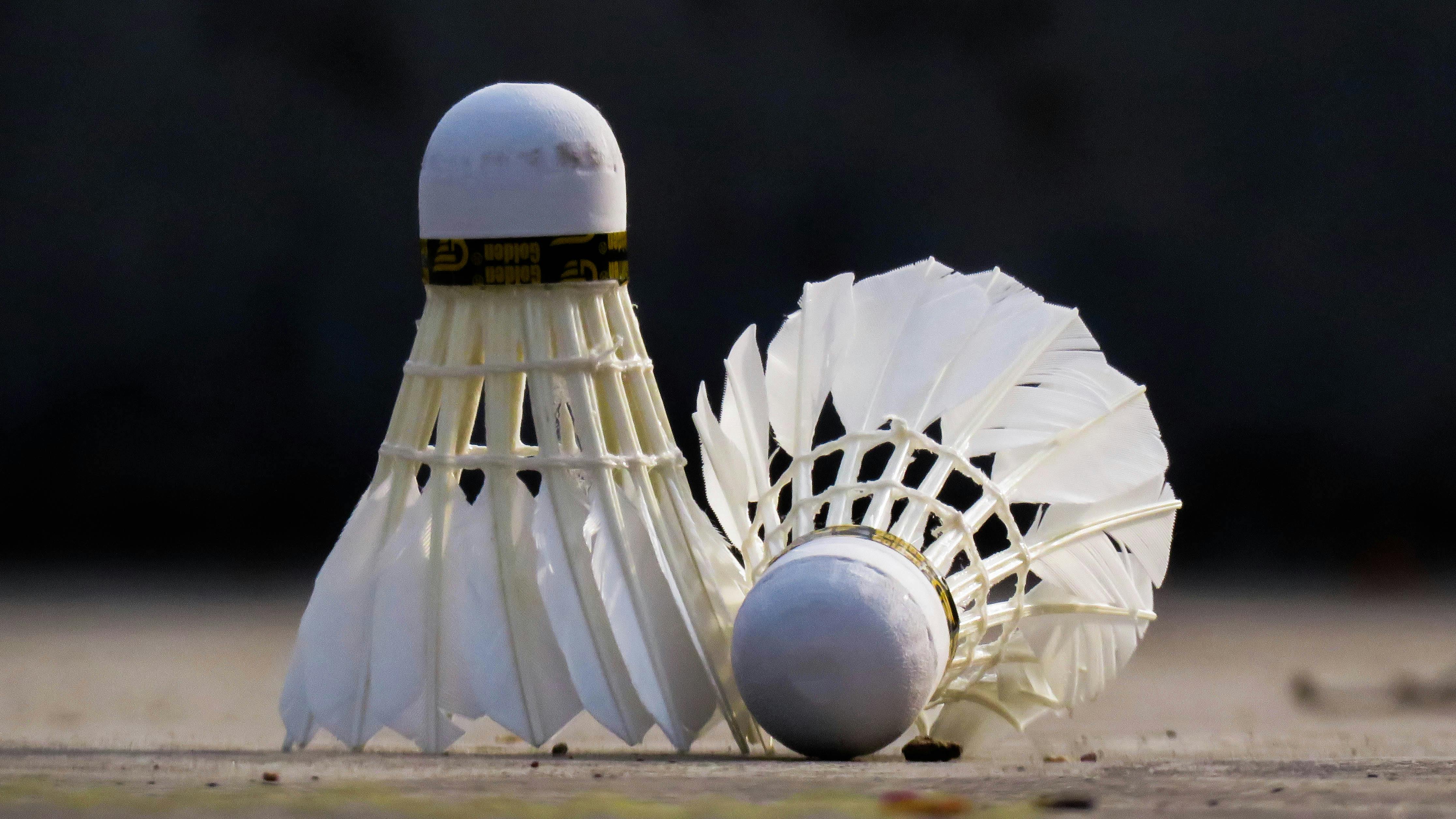Badminton Shuttlecocks on the Ground · Free Stock Photo