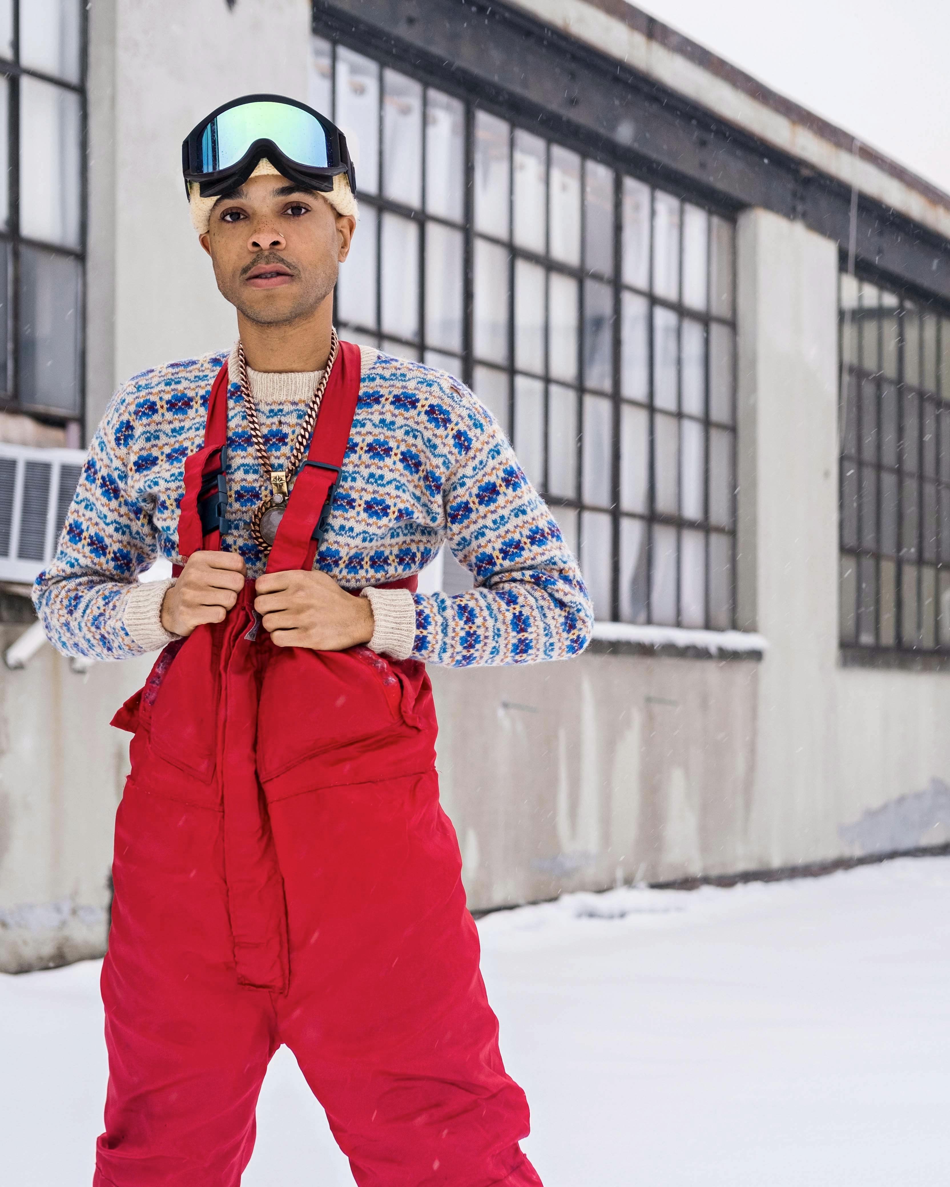 Stylish Man in Red Jumper · Free Stock Photo