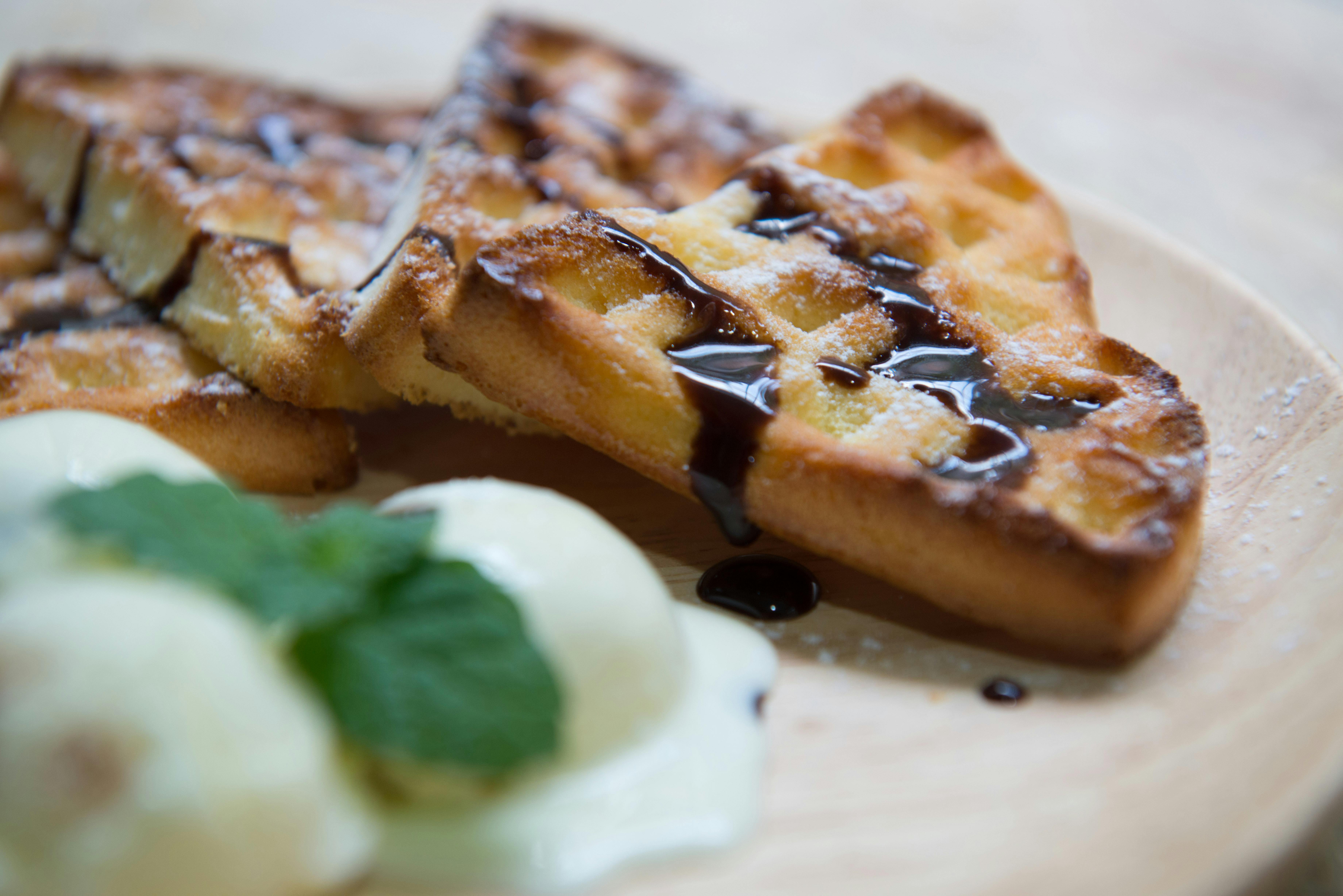 Free stock photo of waffle