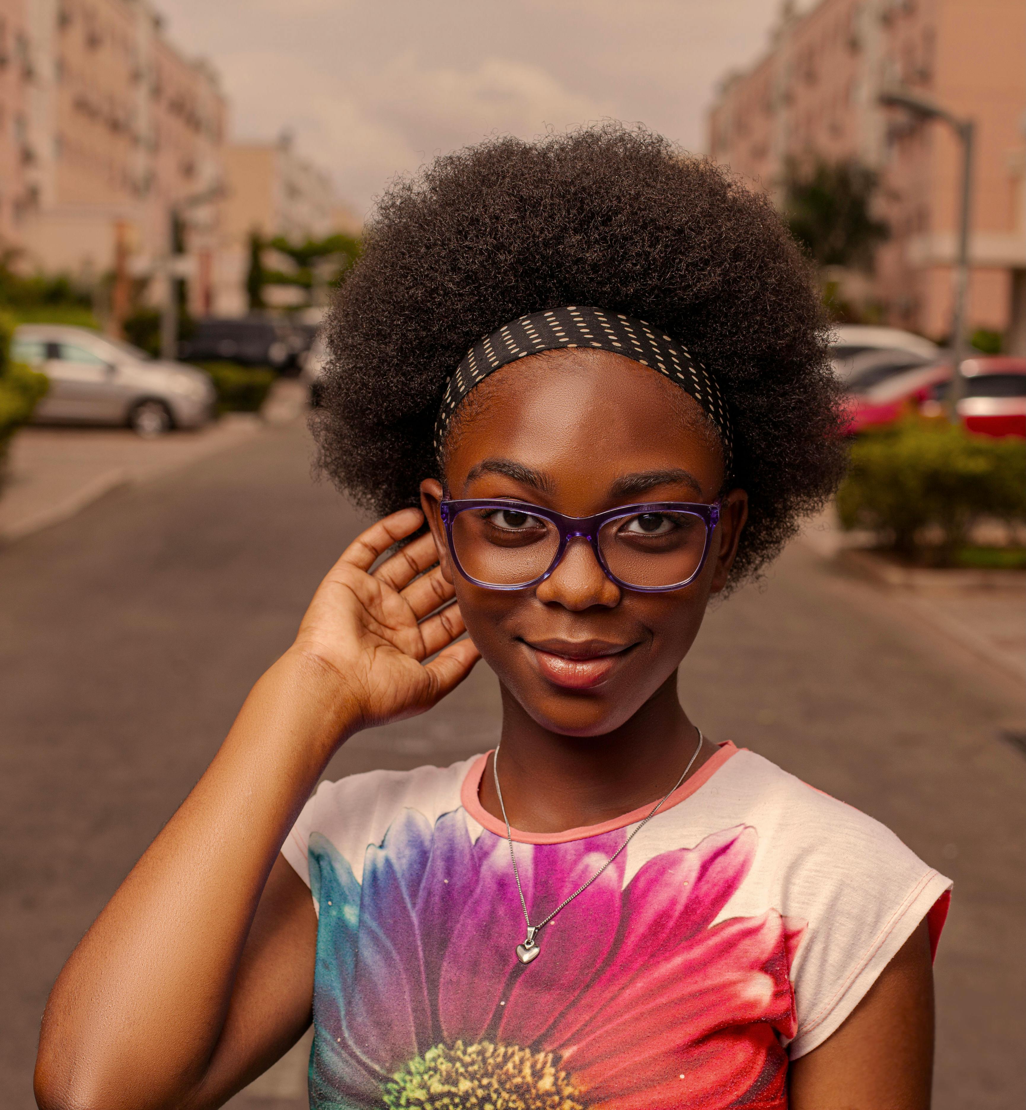 A Girl with Afro Hairstyle · Free Stock Photo