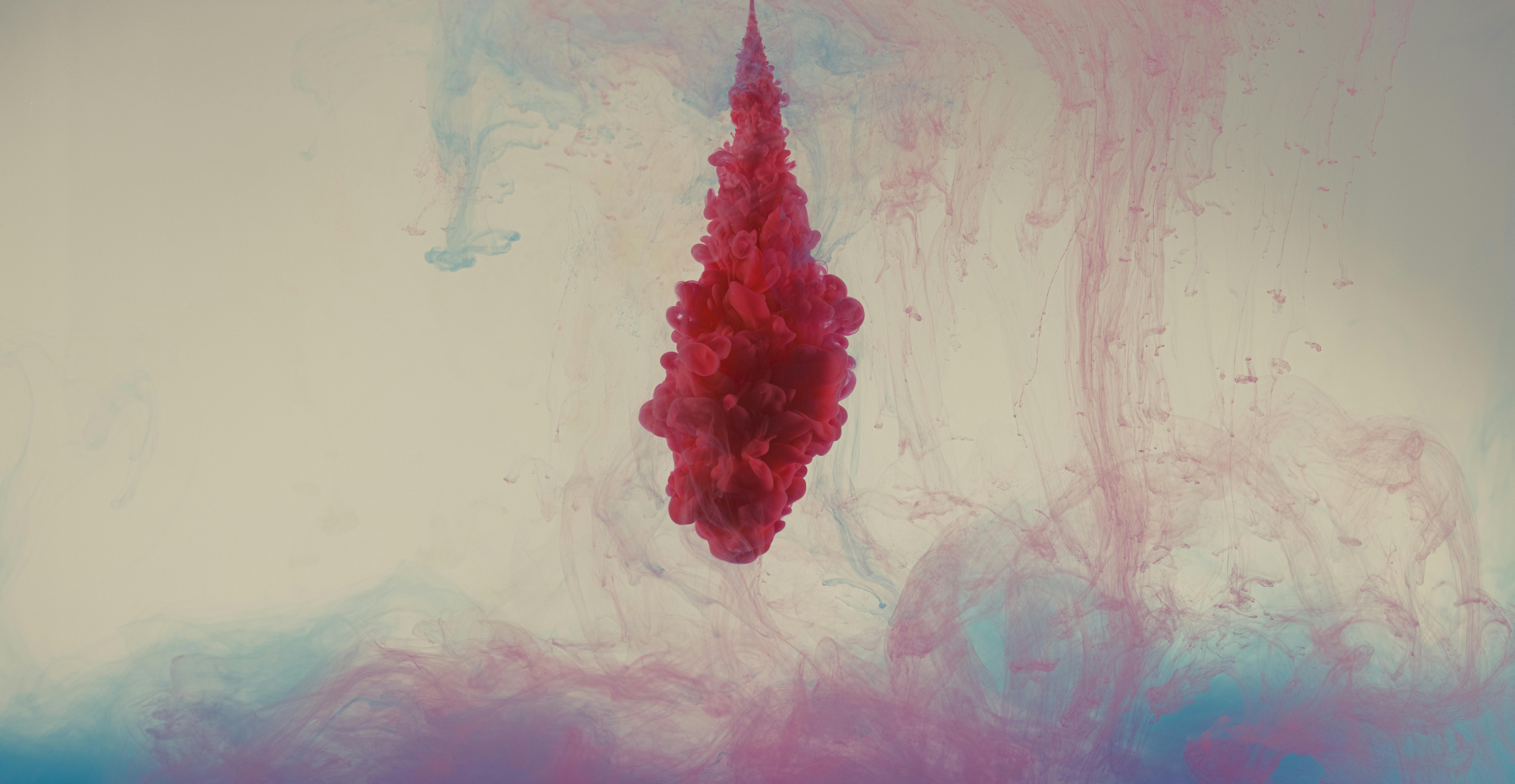 Pink Color Liquid in the Water · Free Stock Photo